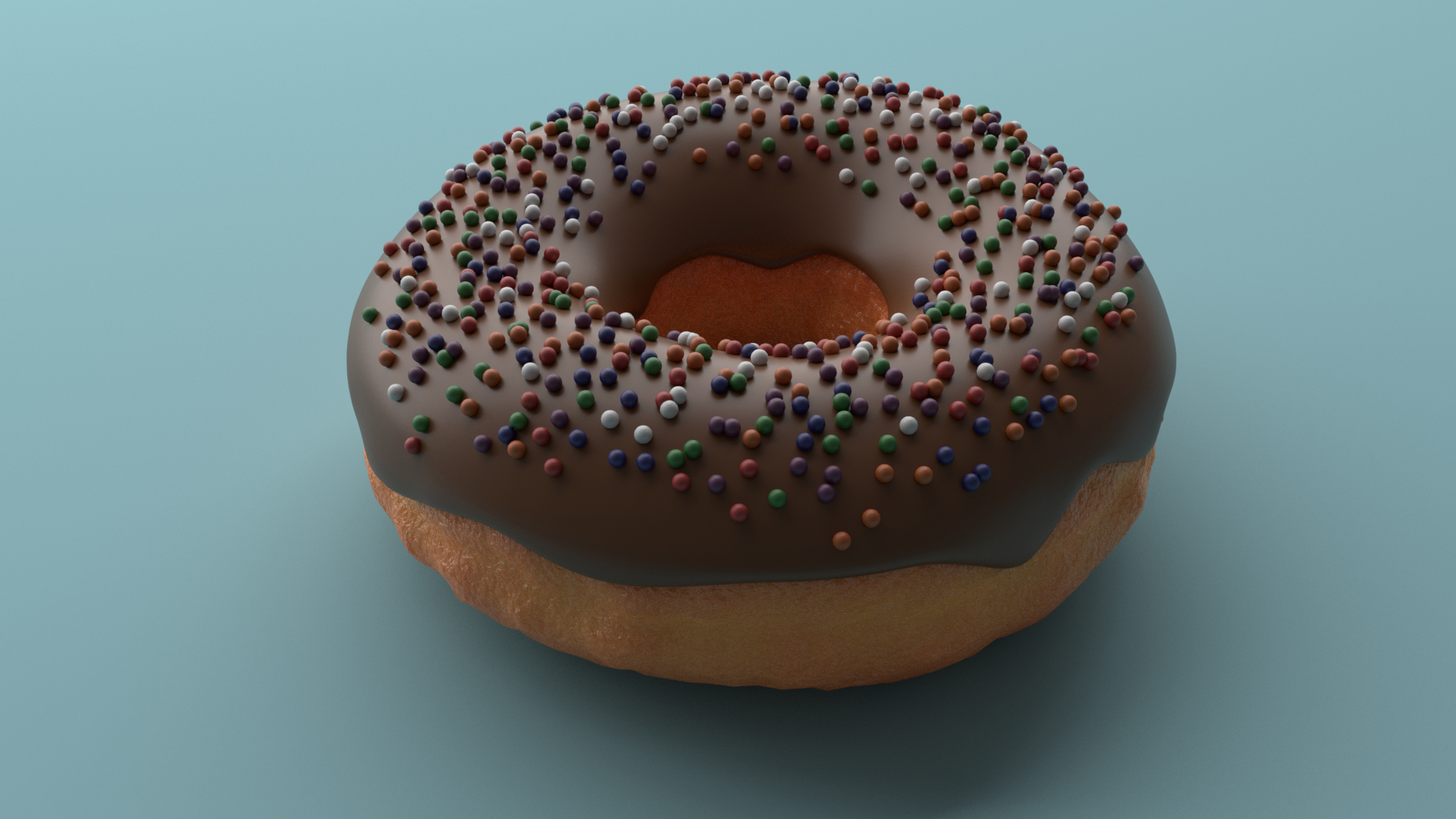 Free donut baked icing 3D - TurboSquid 1660724