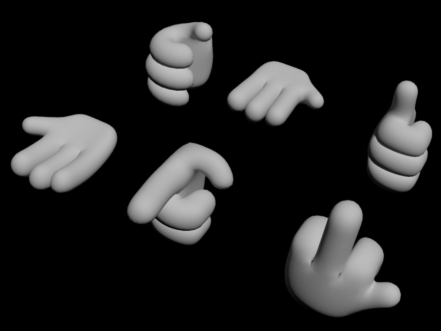 Hand Toy 3d Max