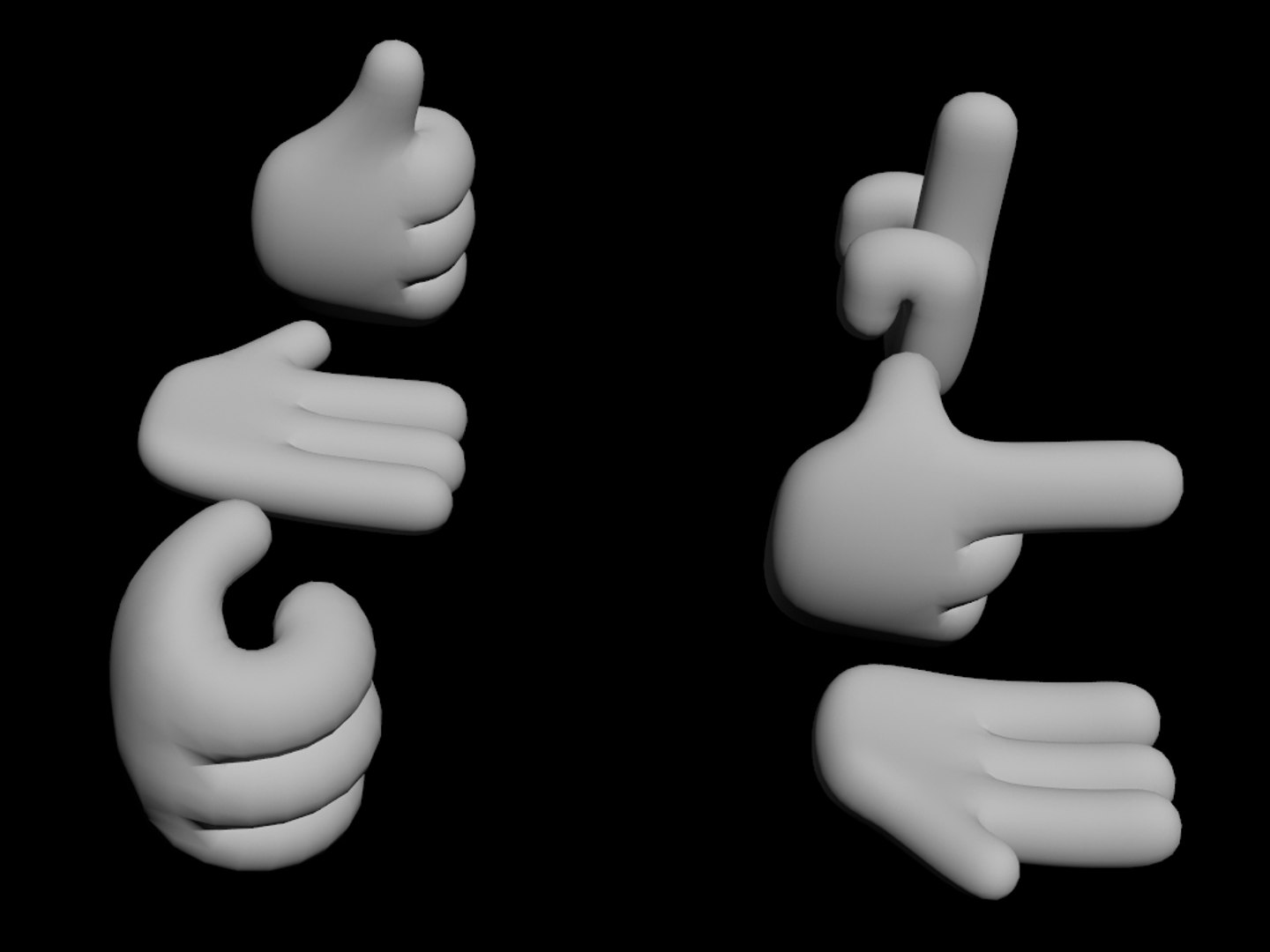 Hand Toy 3d Max