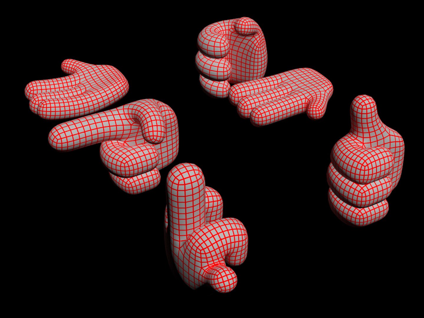 Hand Toy 3d Max