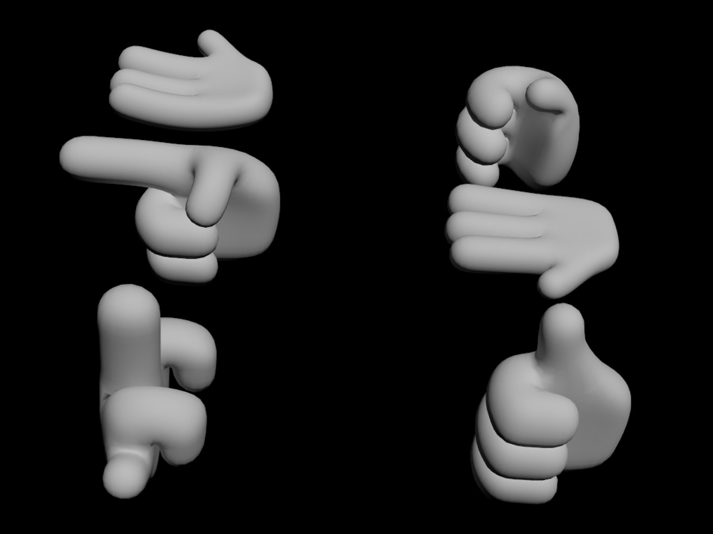 Hand Toy 3d Max