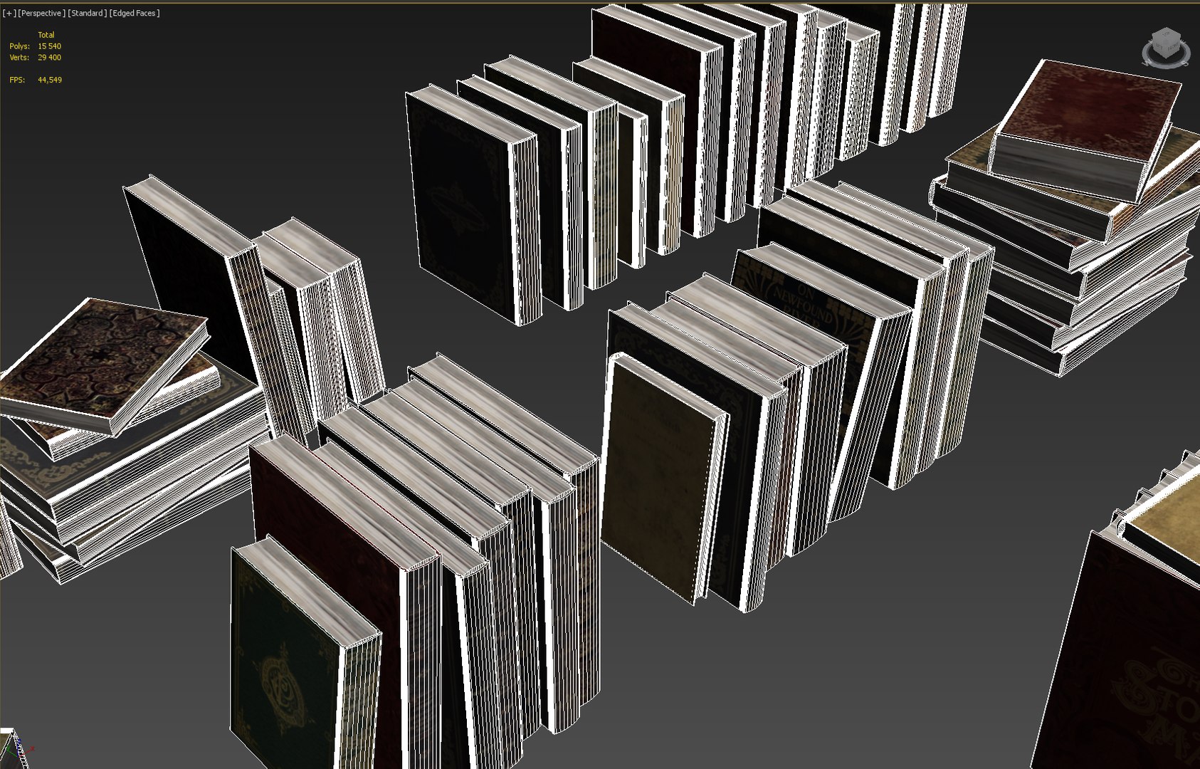 3D old books pack 001 - TurboSquid 1208292