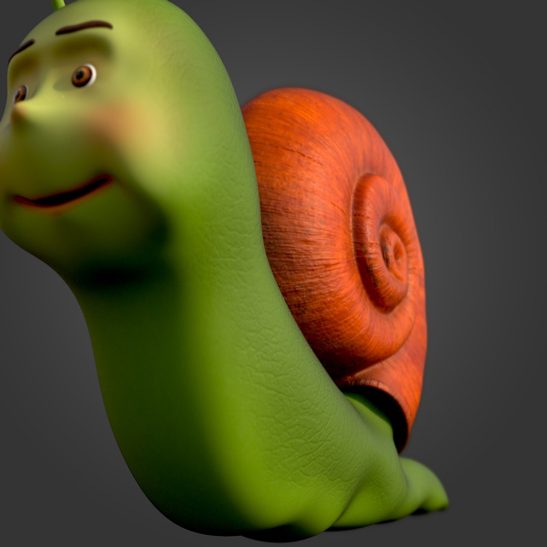 Snail 3D Model - TurboSquid 2330445