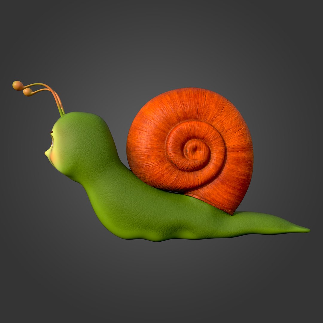 Snail 3D Model - TurboSquid 2330445