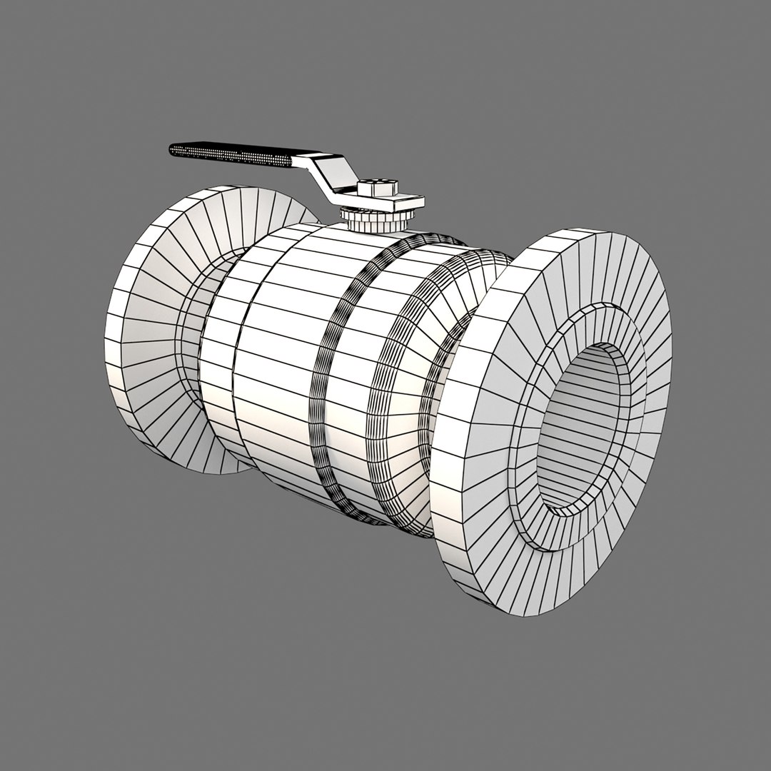 Ball Valve 3D Model - TurboSquid 1830972