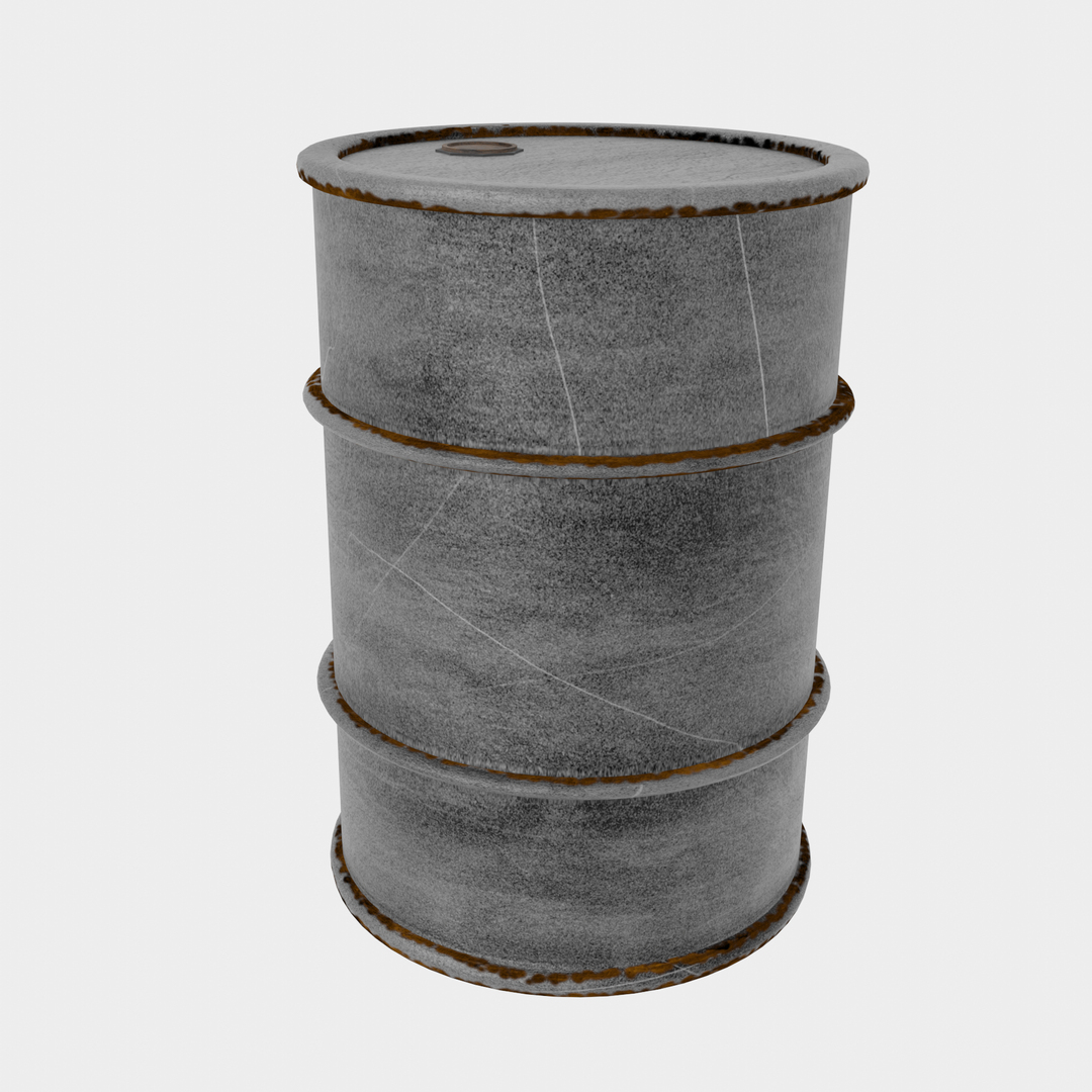 3D barrel industrial container model - TurboSquid 1603620