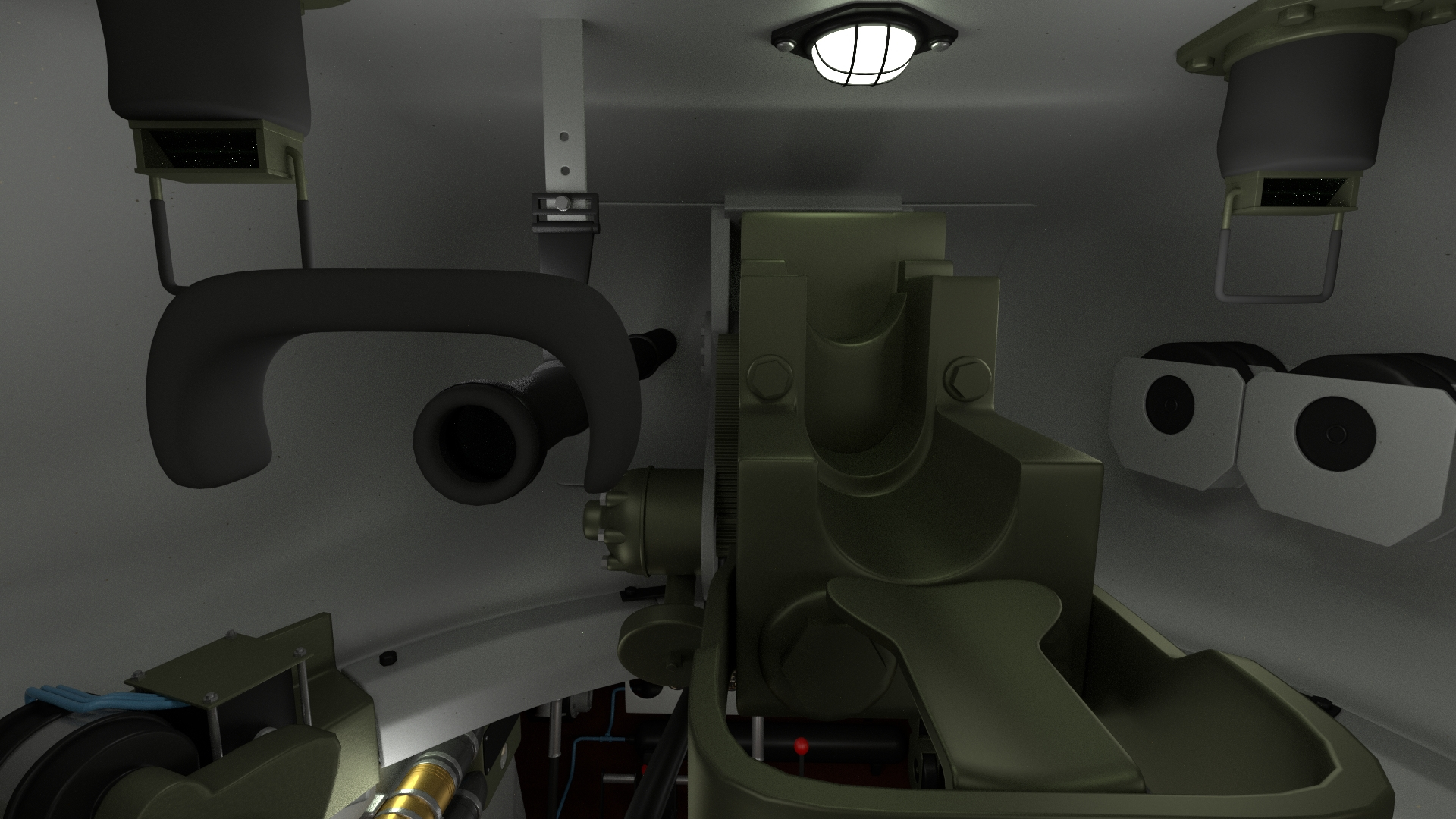 3d model soviet tank interior hdri