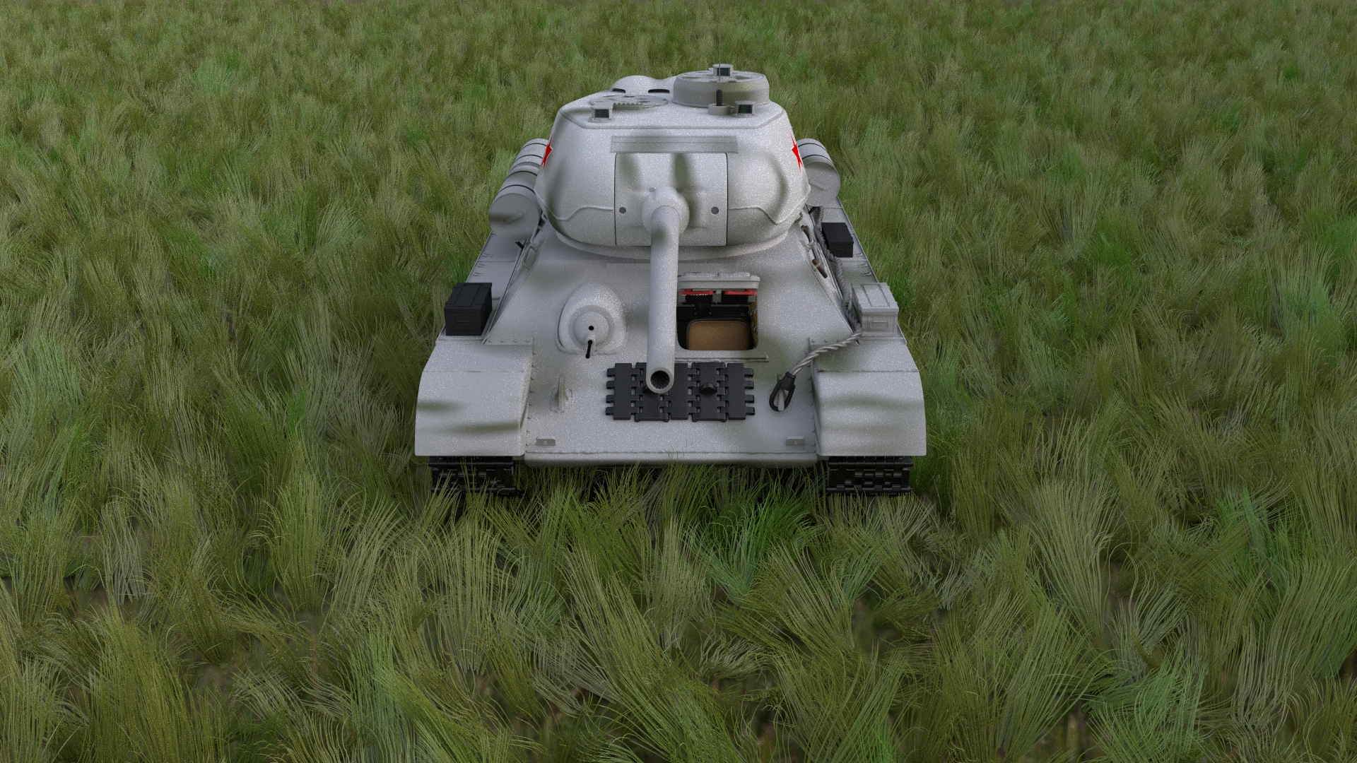 3d model soviet tank interior hdri