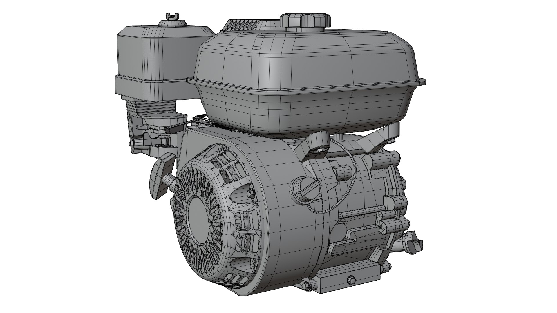 Gasoline Engine Model - TurboSquid 1956477