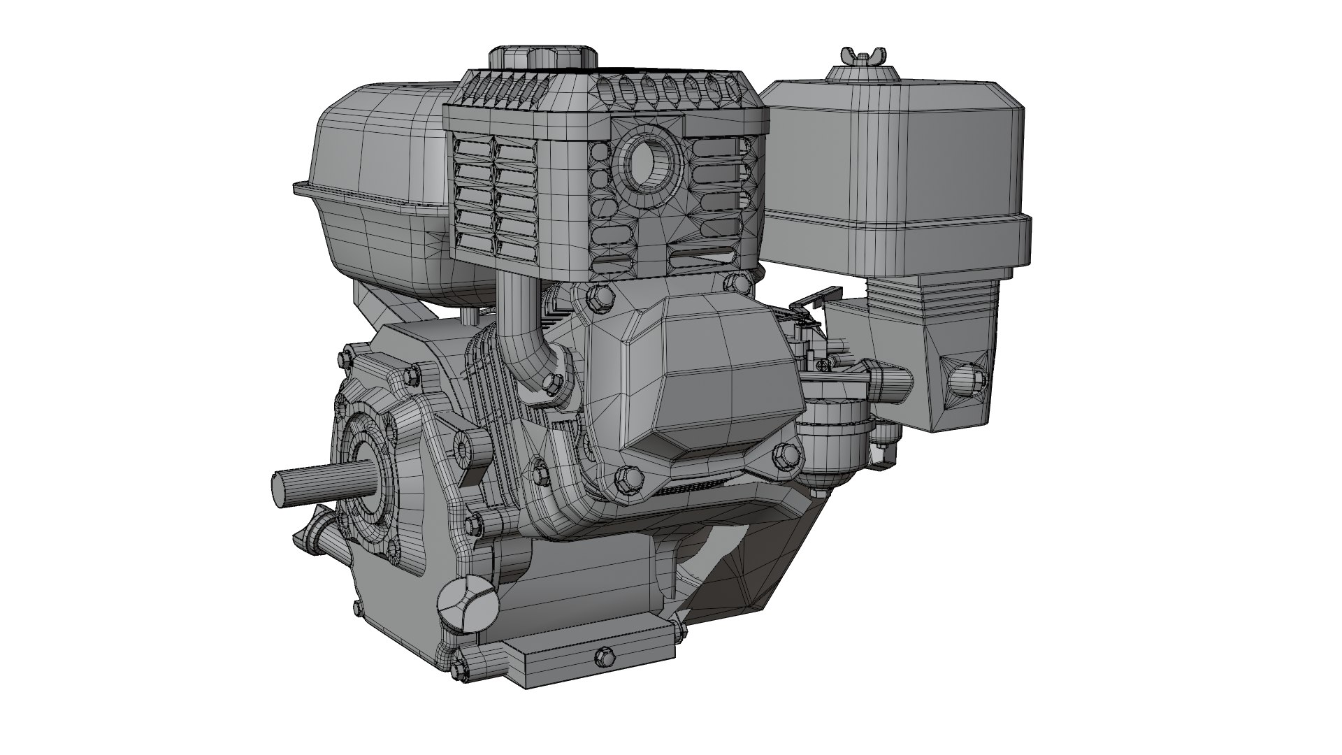 Gasoline Engine Model - TurboSquid 1956477