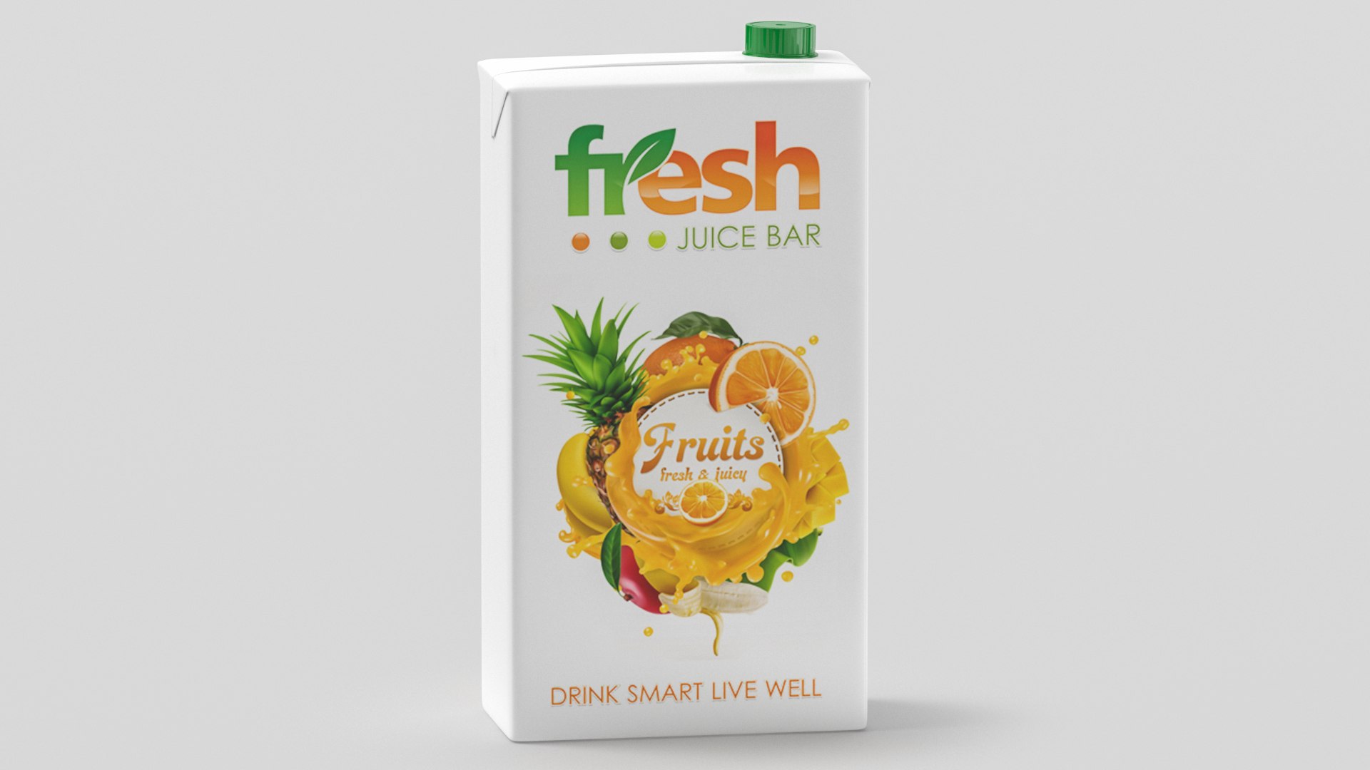 Juice Box 3D Model - TurboSquid 1591799