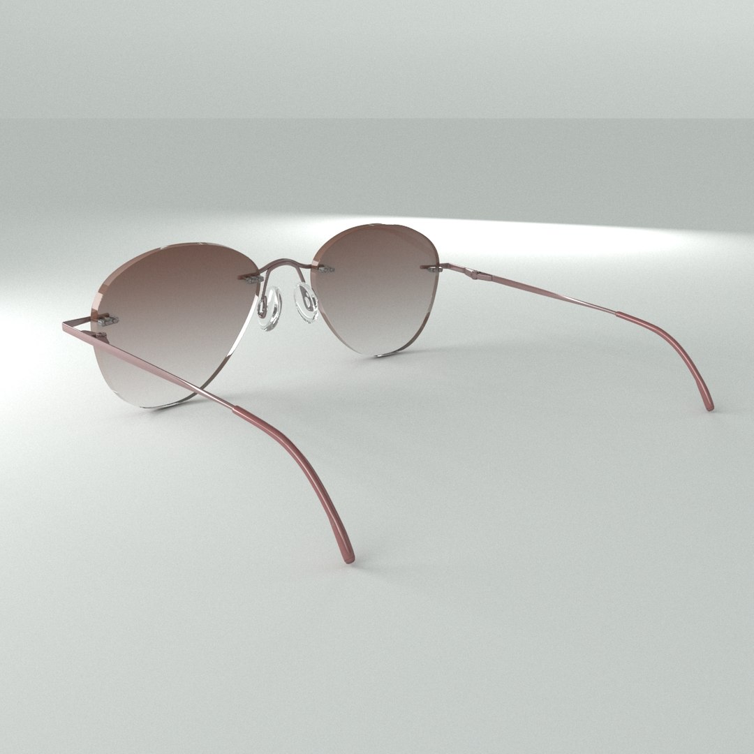 3d Glasses Sun Sunglasses Model