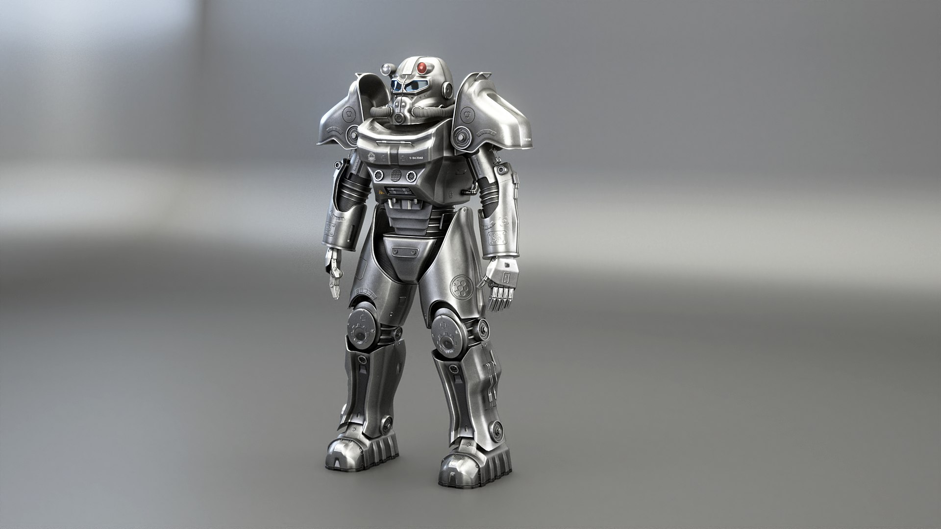Post Apocalyptic Power Armor TV-2 3D Model - TurboSquid 2225985