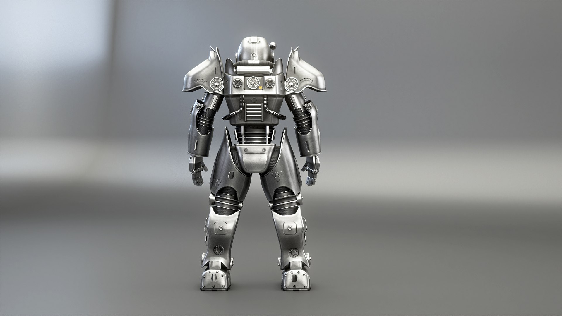Post Apocalyptic Power Armor TV-2 3D Model - TurboSquid 2225985