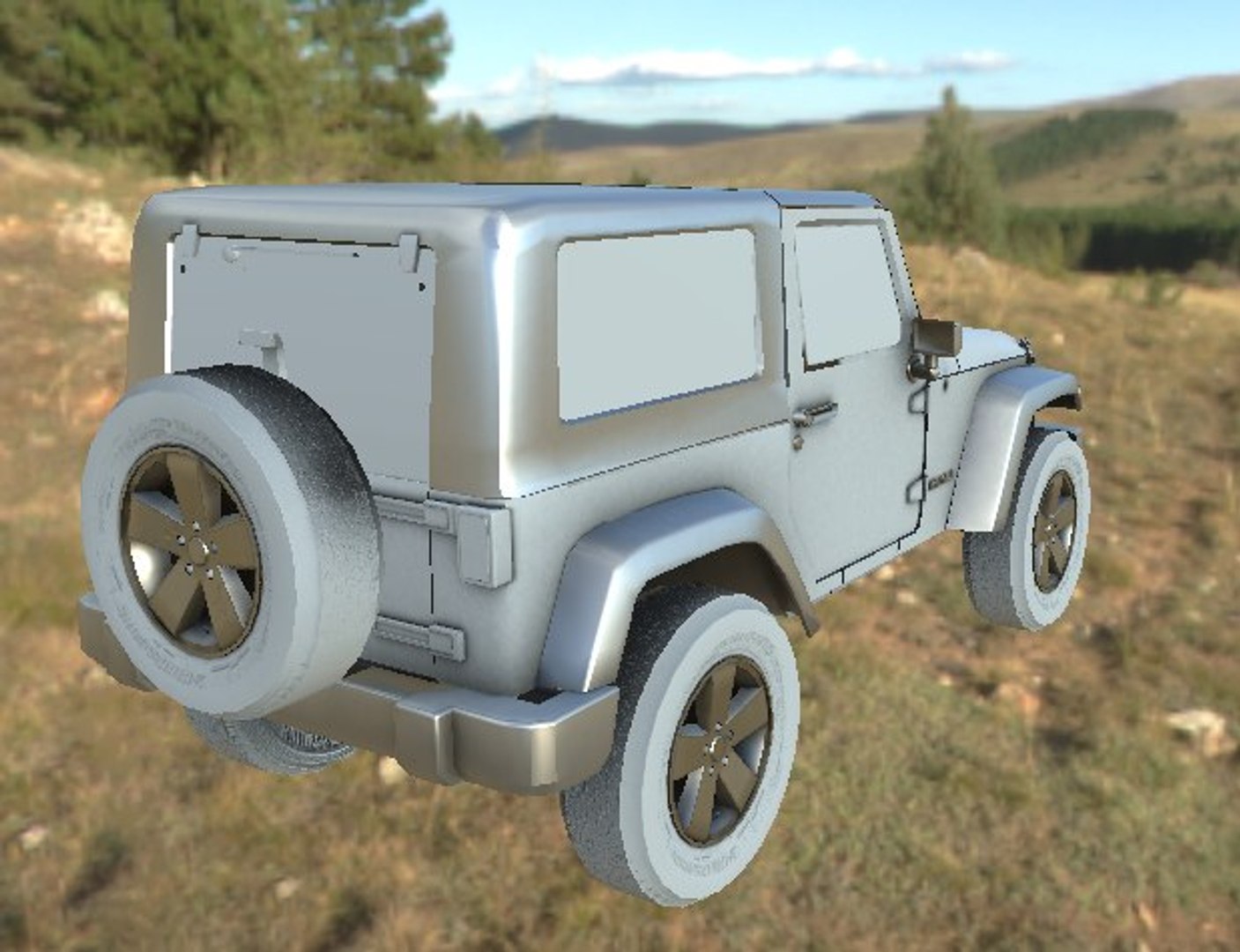 3d Jeep Wrangler