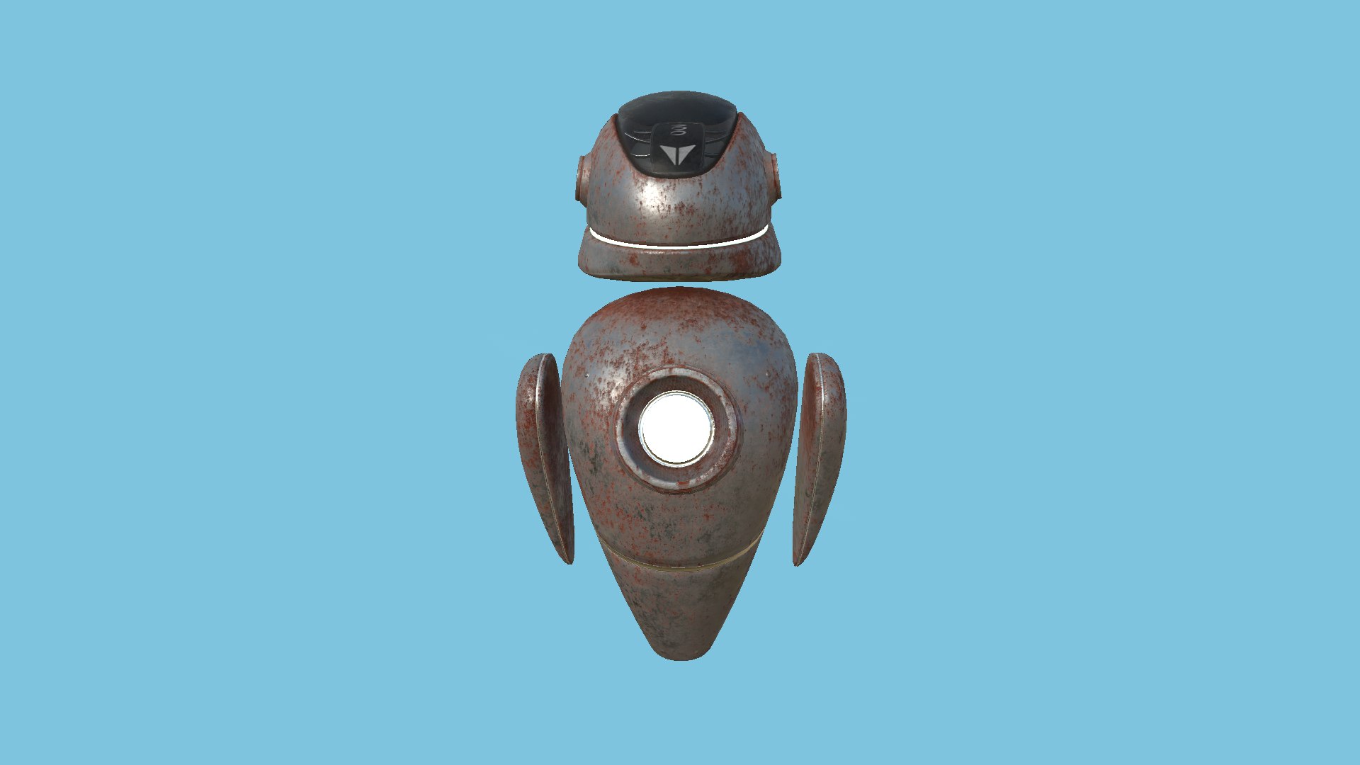 3D Flying Robot 05 Destroyed Rust - Character SciFi Design - TurboSquid ...