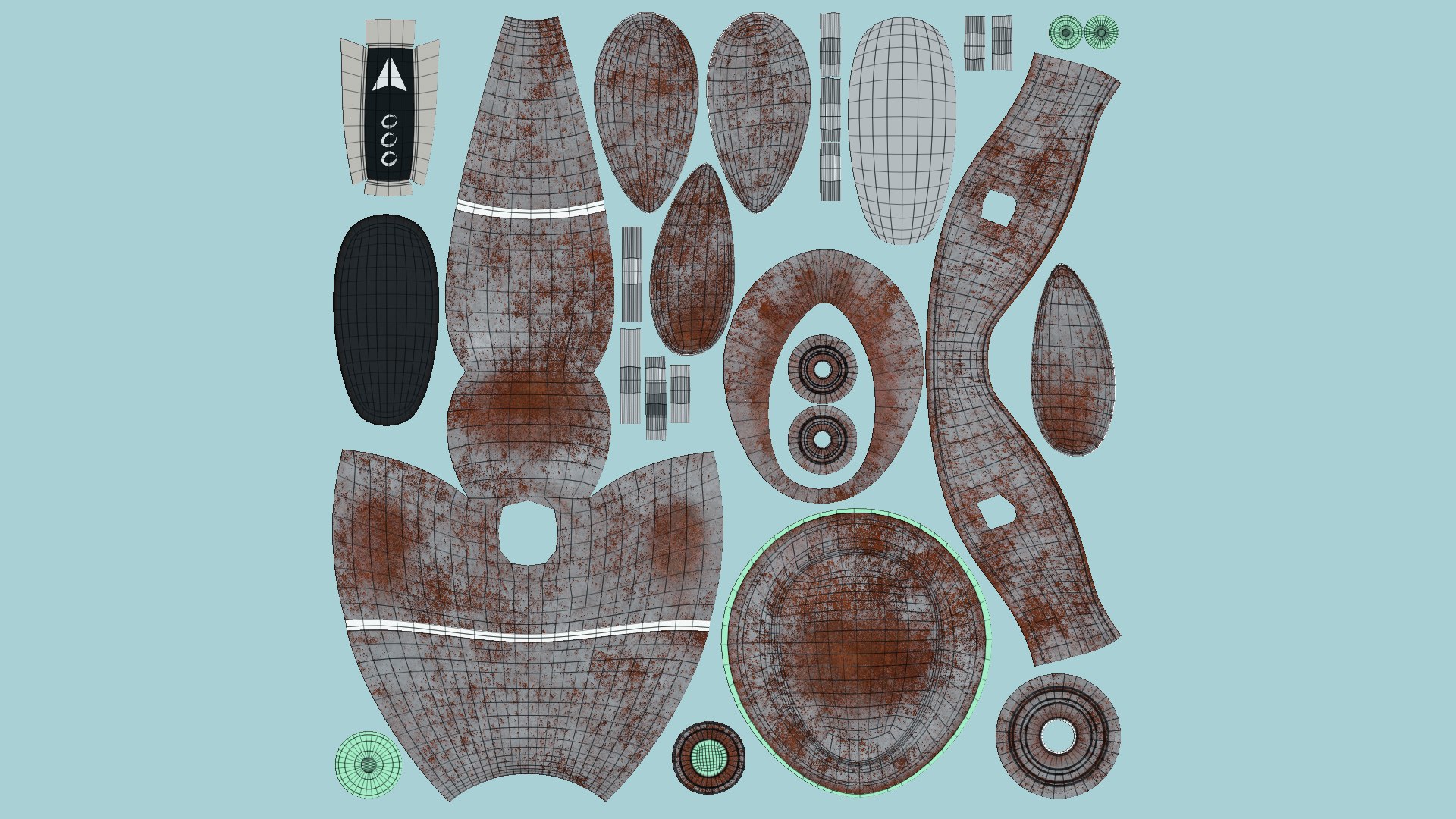 3D Flying Robot 05 Destroyed Rust - Character SciFi Design - TurboSquid ...