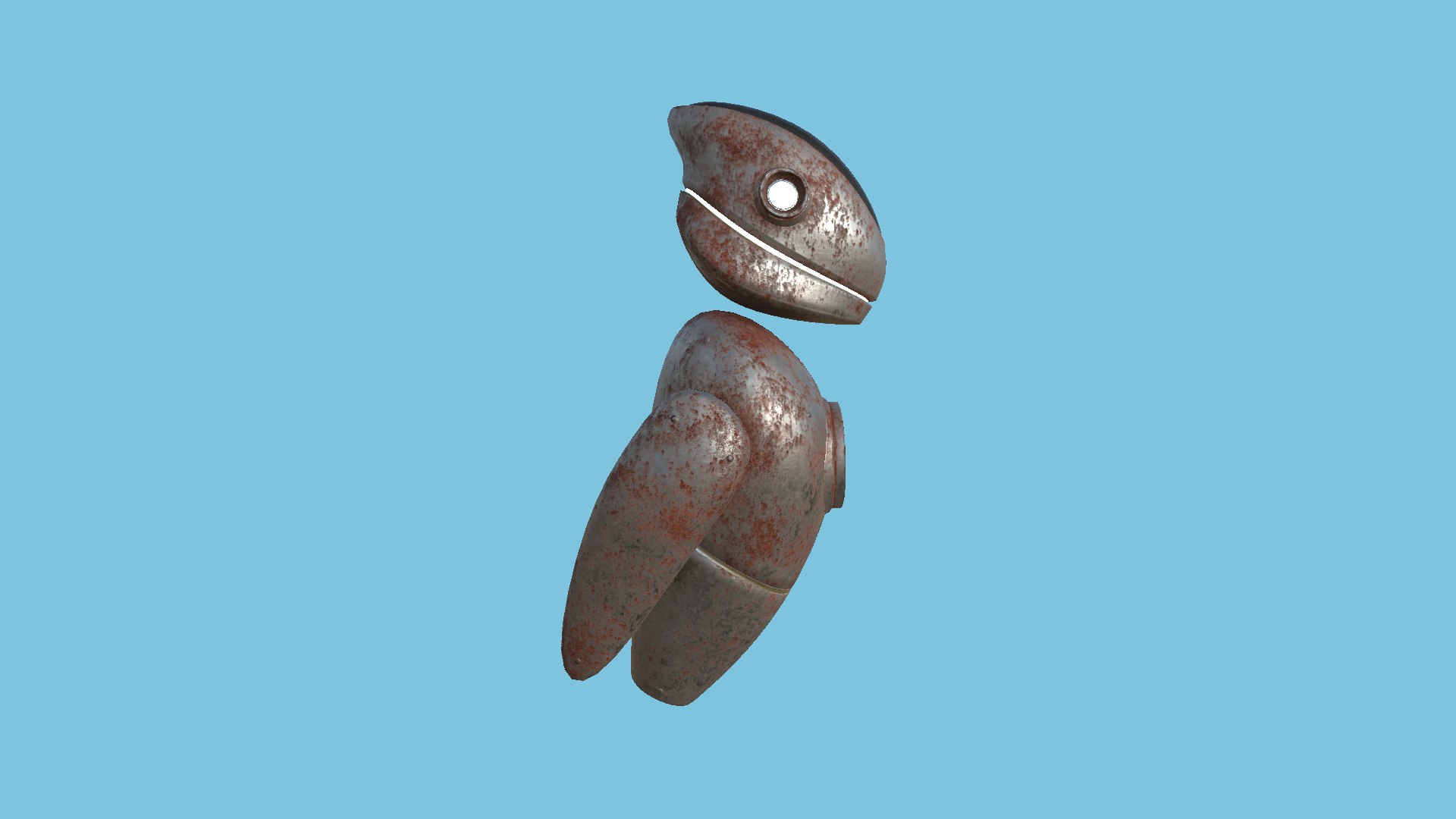 3D Flying Robot 05 Destroyed Rust - Character SciFi Design - TurboSquid ...