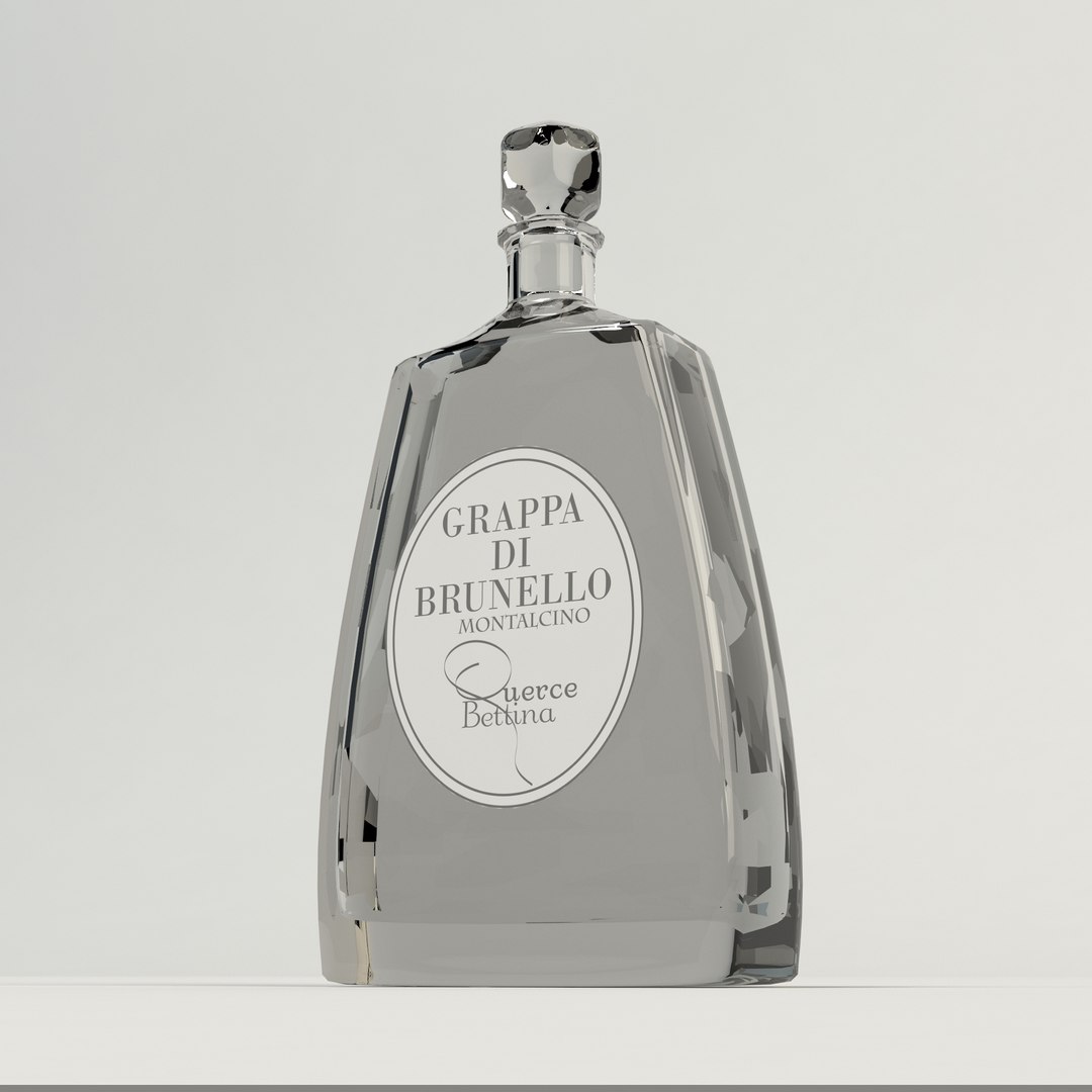 3d Italian Grappa