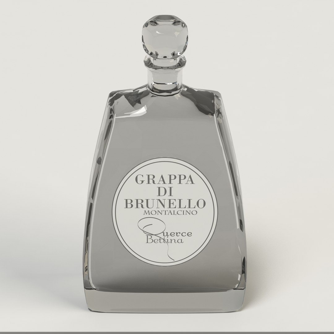 3d Italian Grappa