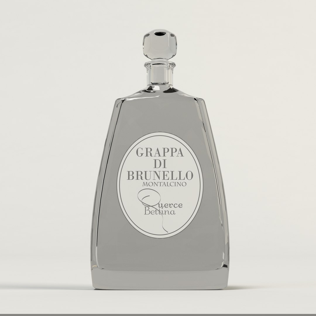 3d Italian Grappa