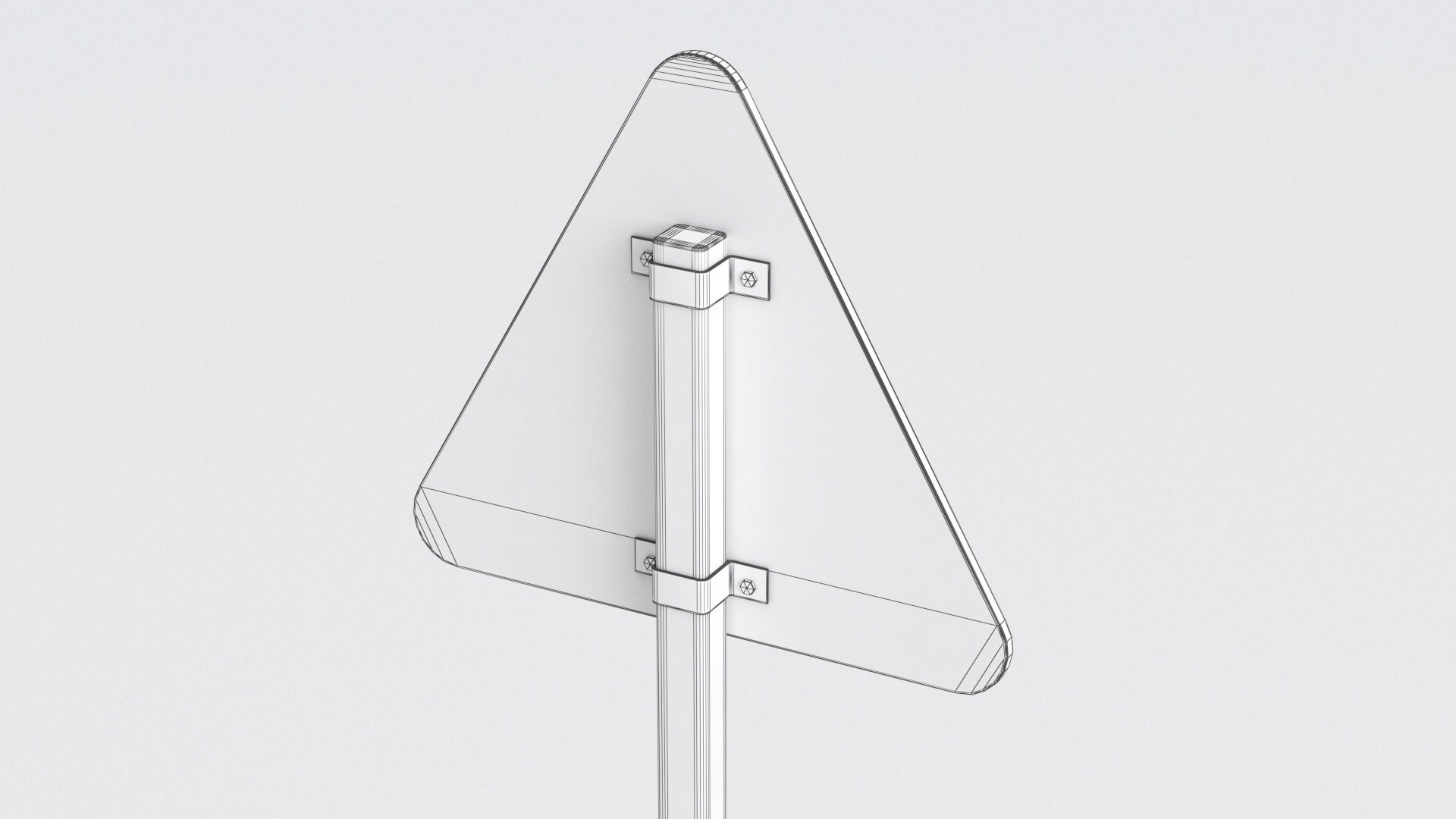 3d Left Intersection Model Turbosquid 2107090