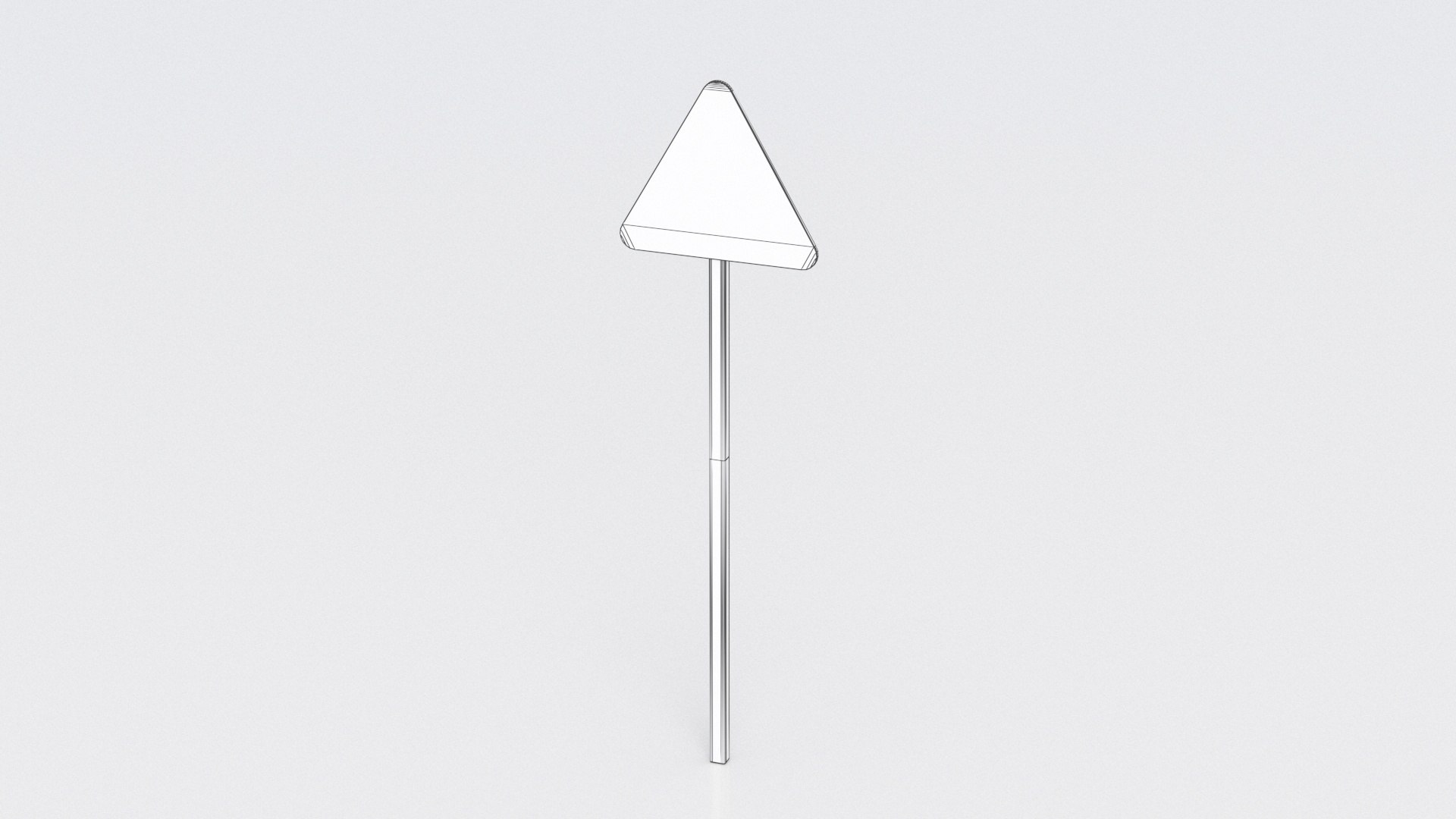 3d Left Intersection Model Turbosquid 2107090