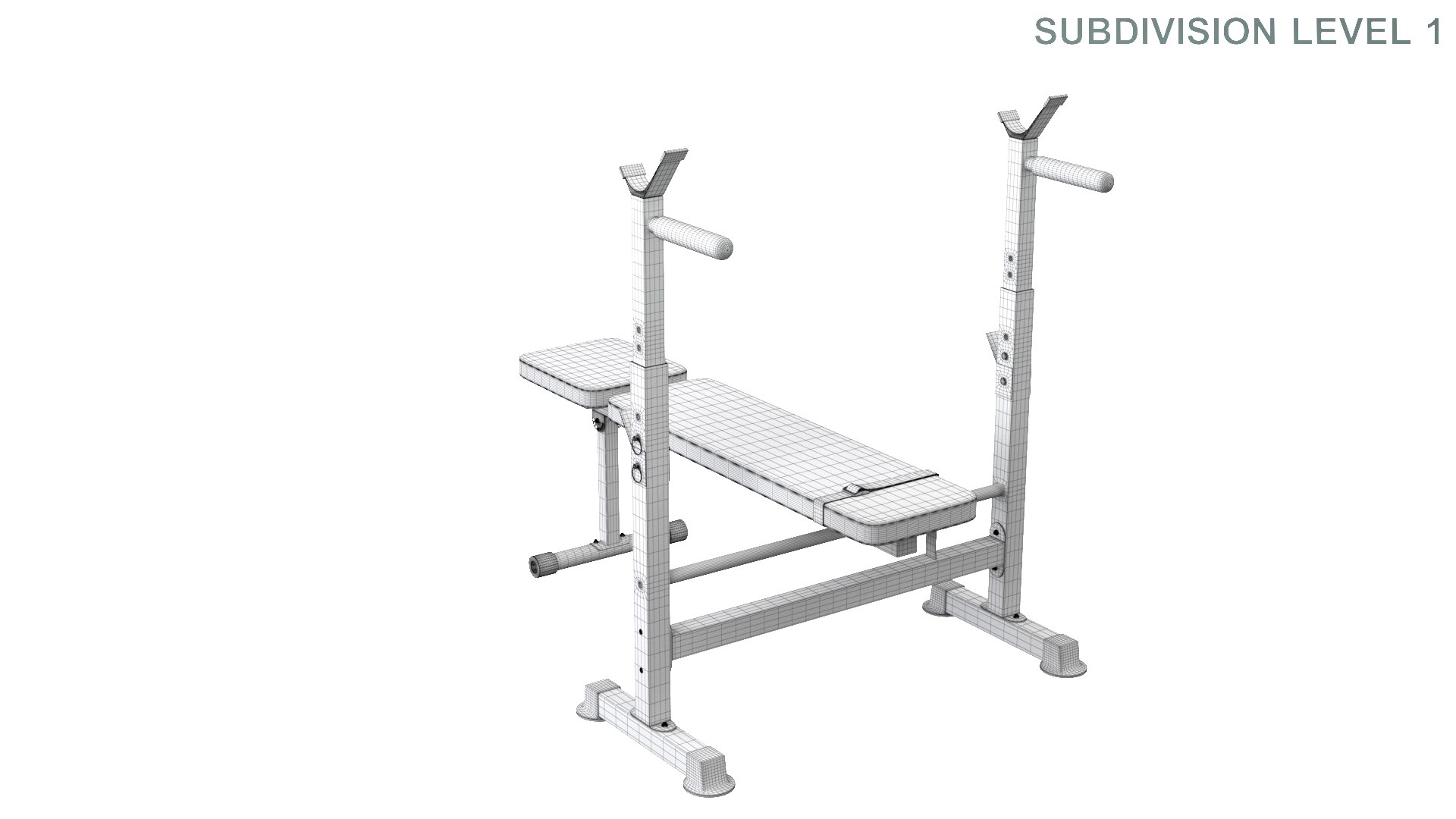 3D Model Bench Press - TurboSquid 1738597