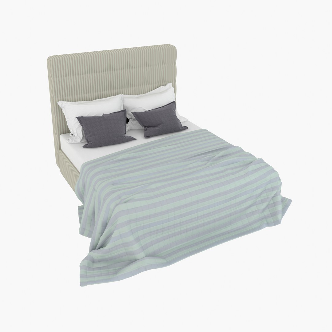 cavio fiesole bed interior 3d max