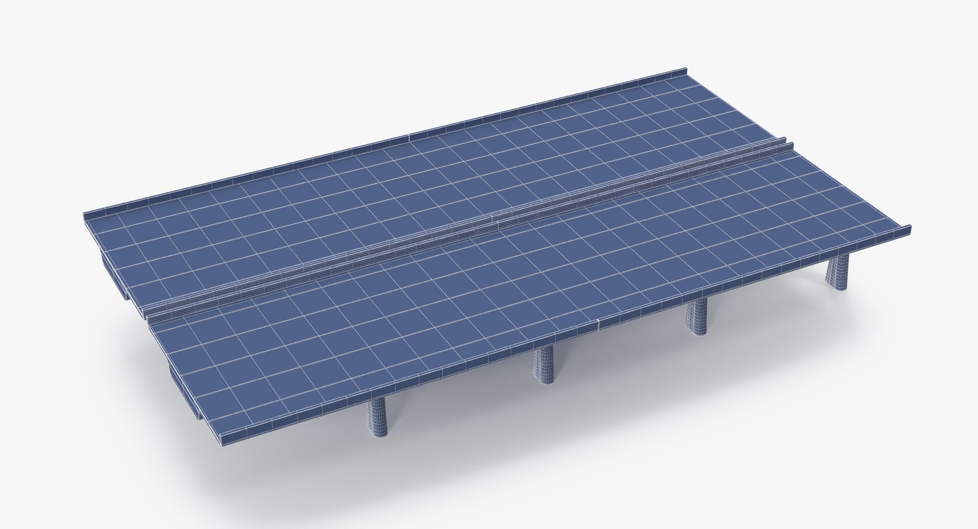 4 Lane Raised Highway Obj