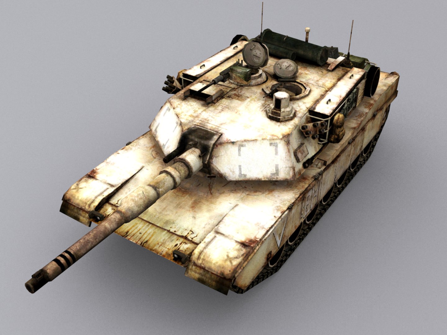 M1a1 abrams tank model - TurboSquid 1538040