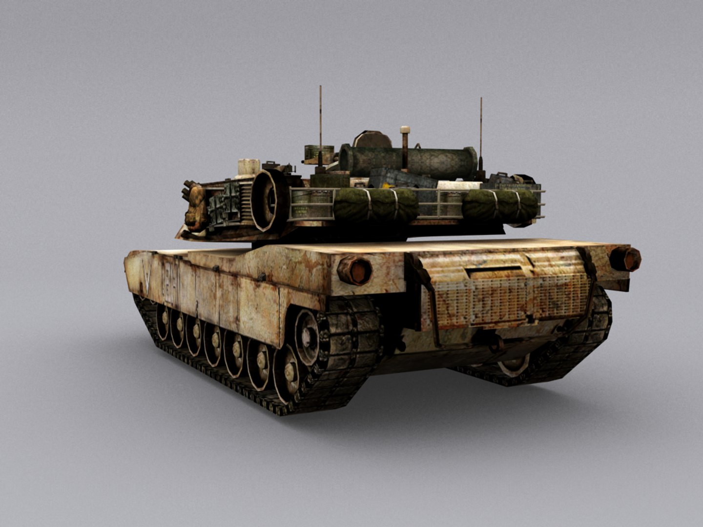 M1a1 abrams tank model - TurboSquid 1538040