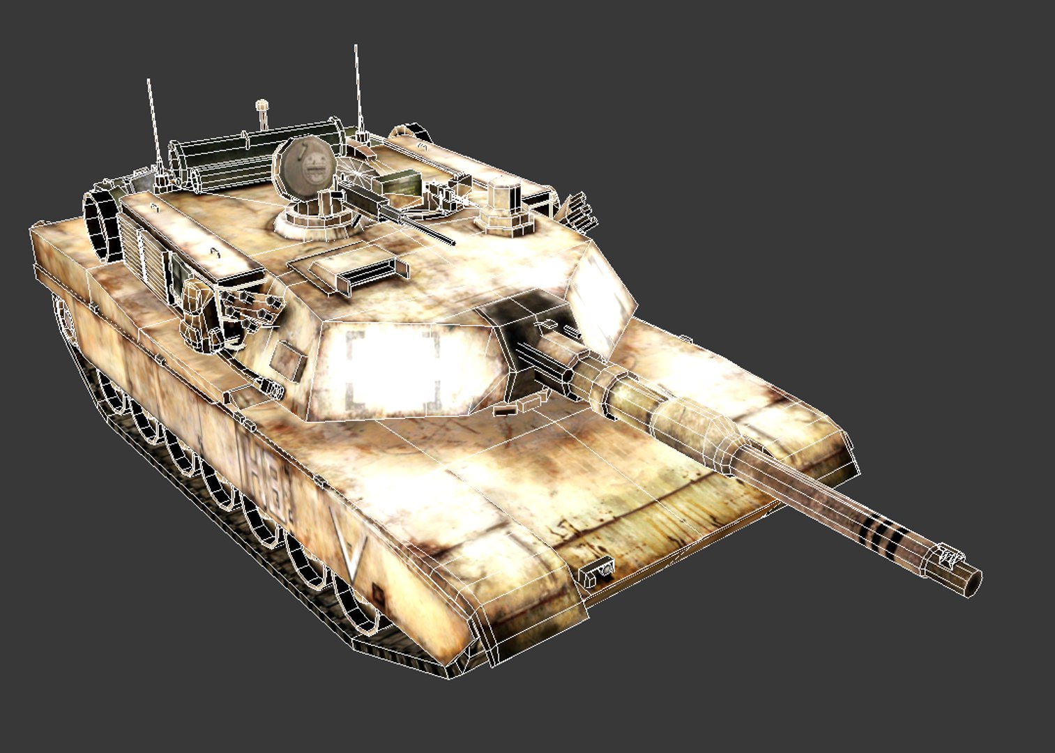 M1a1 abrams tank model - TurboSquid 1538040