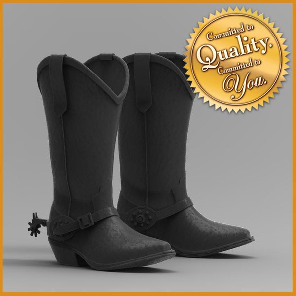 Cowboy Boots 3D Models for Download | TurboSquid