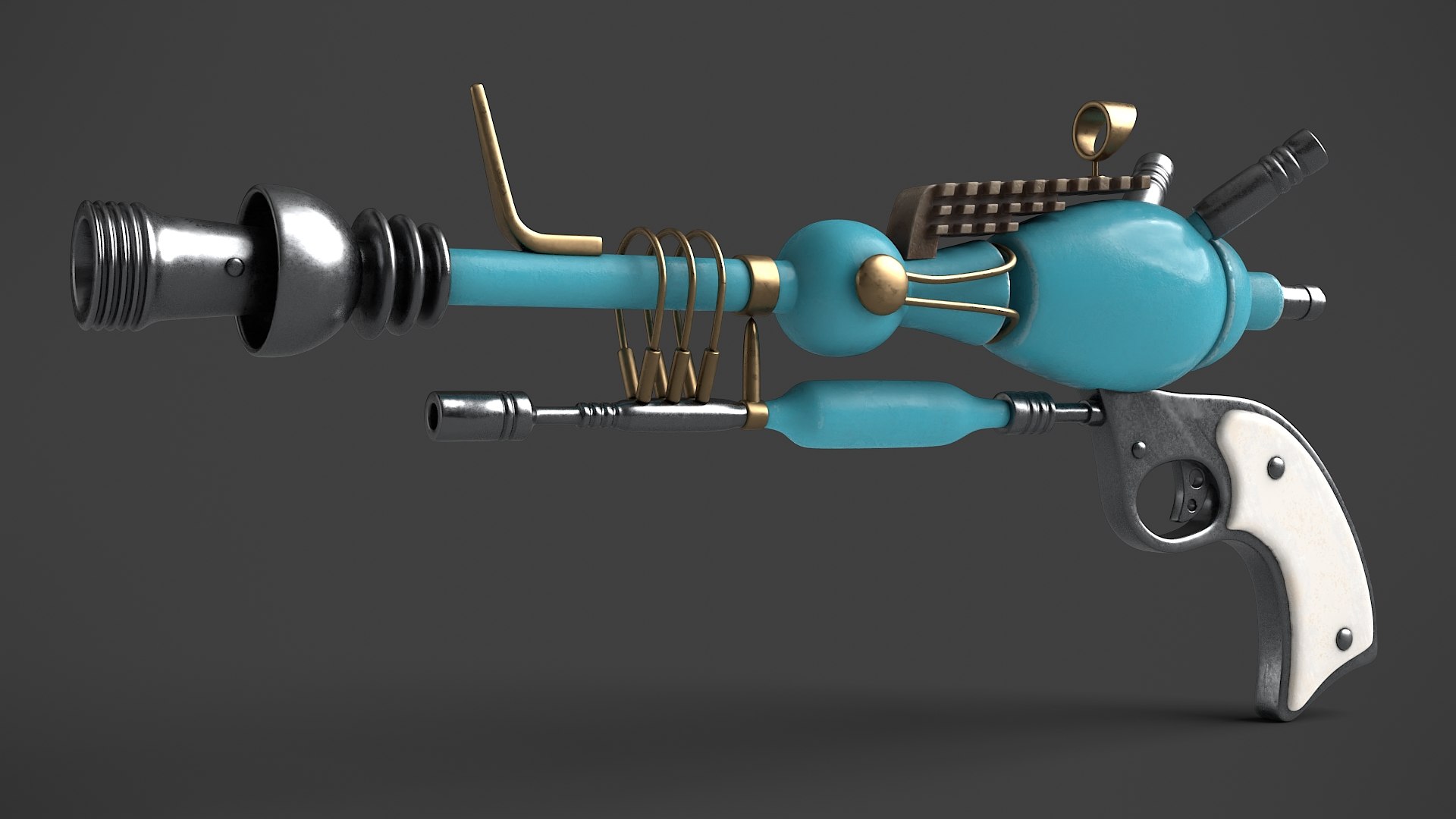 Fantasy Gun 01 3D - TurboSquid 1901935