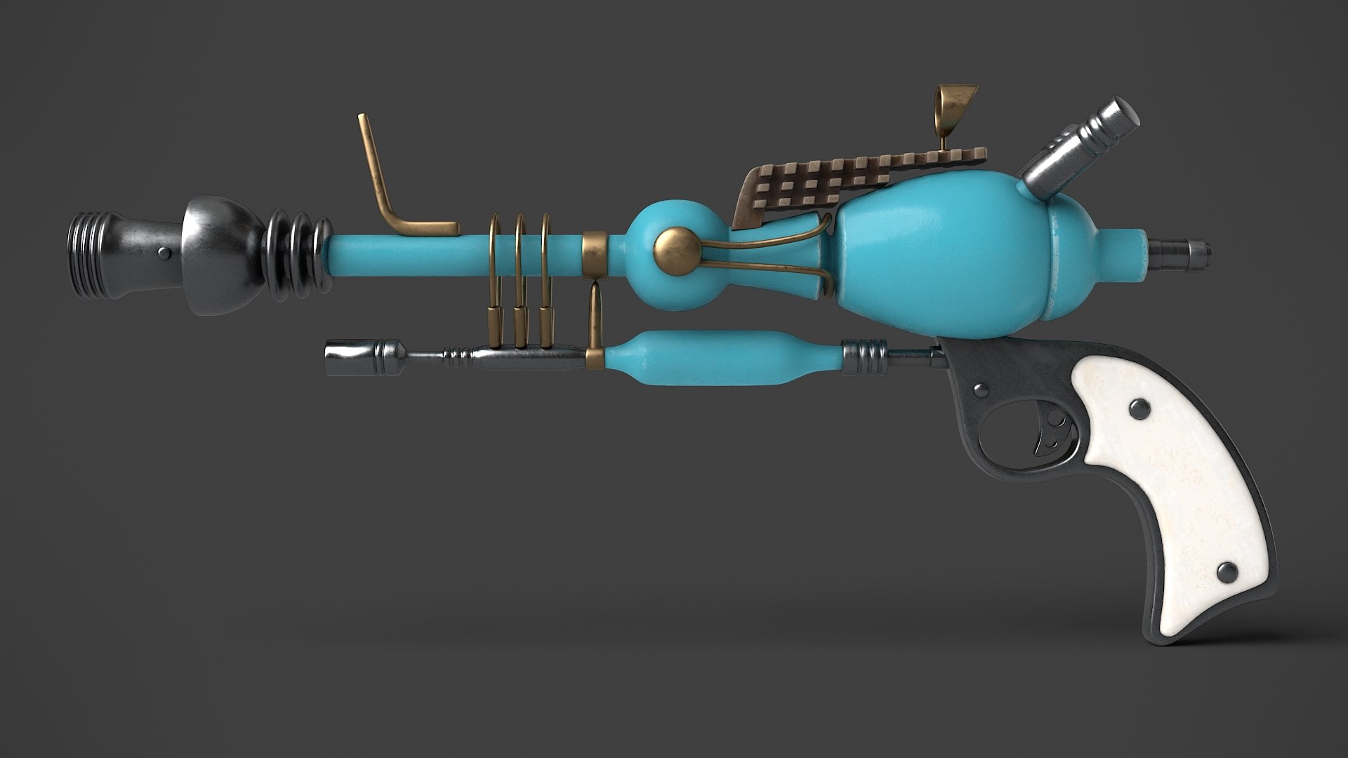 Fantasy Gun 01 3D - TurboSquid 1901935