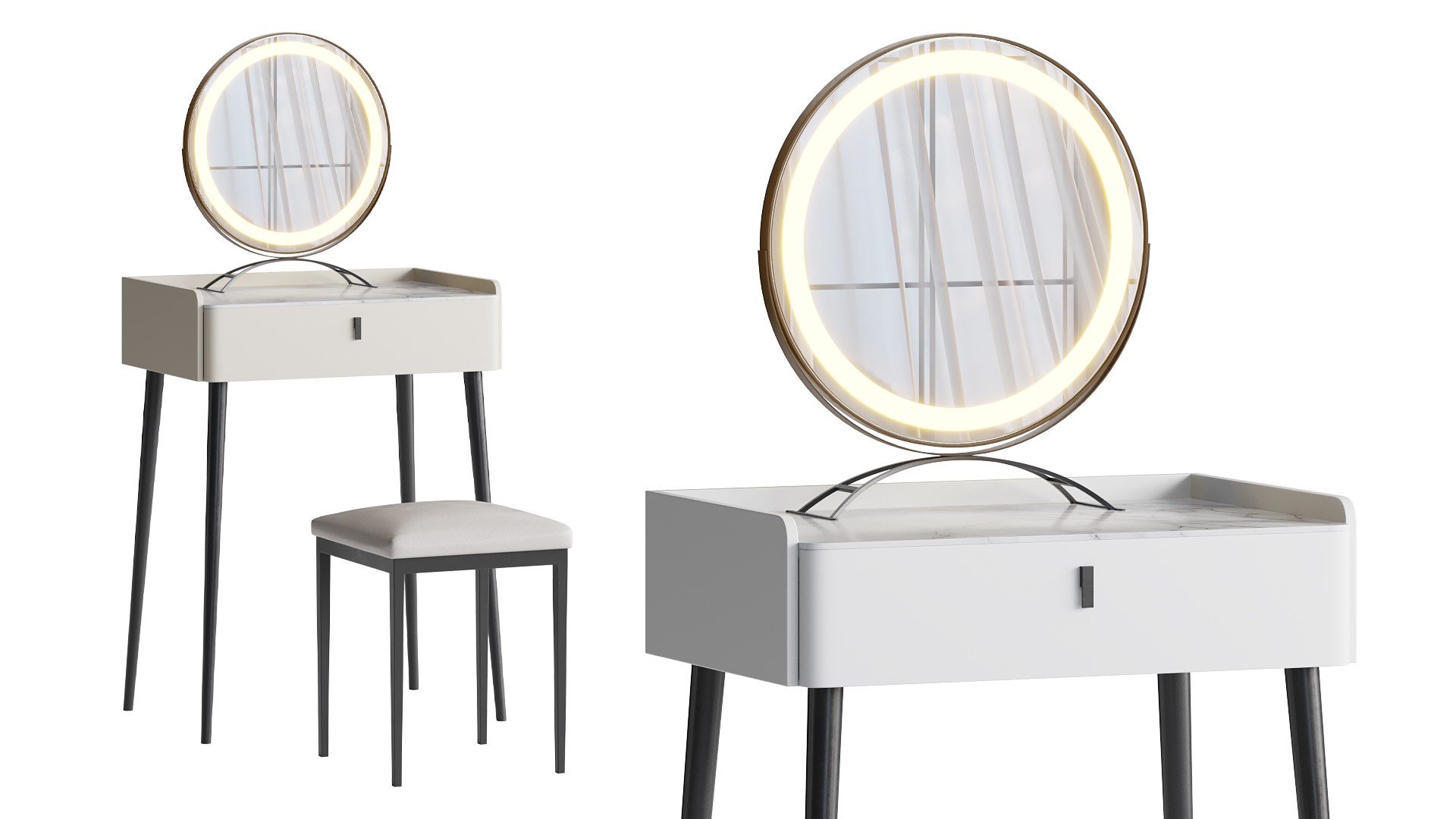 Coiffeuse Myrasol 3D - TurboSquid 2358673