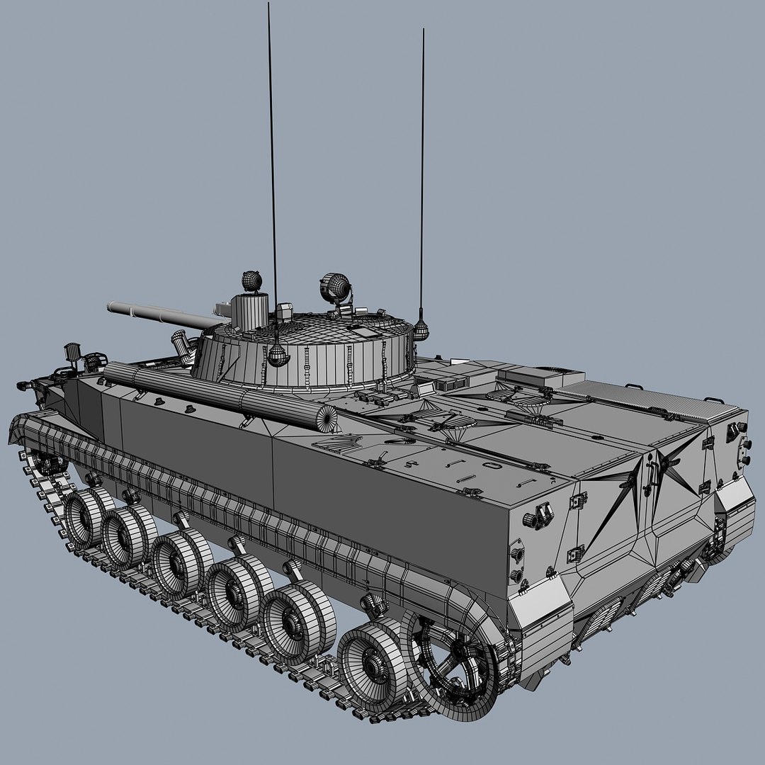 3d bmp-3 soviet russian