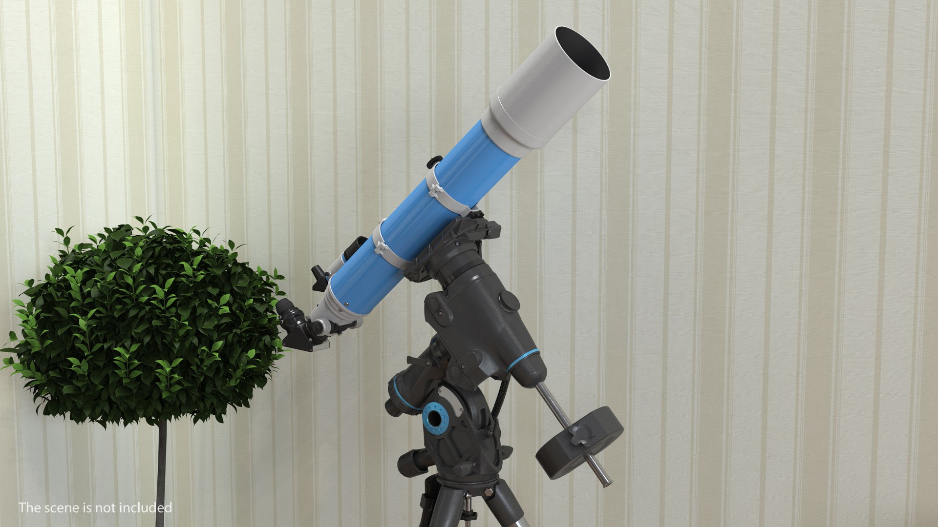 Refractor Telescope Mount Tripod 3D Model - TurboSquid 1336983