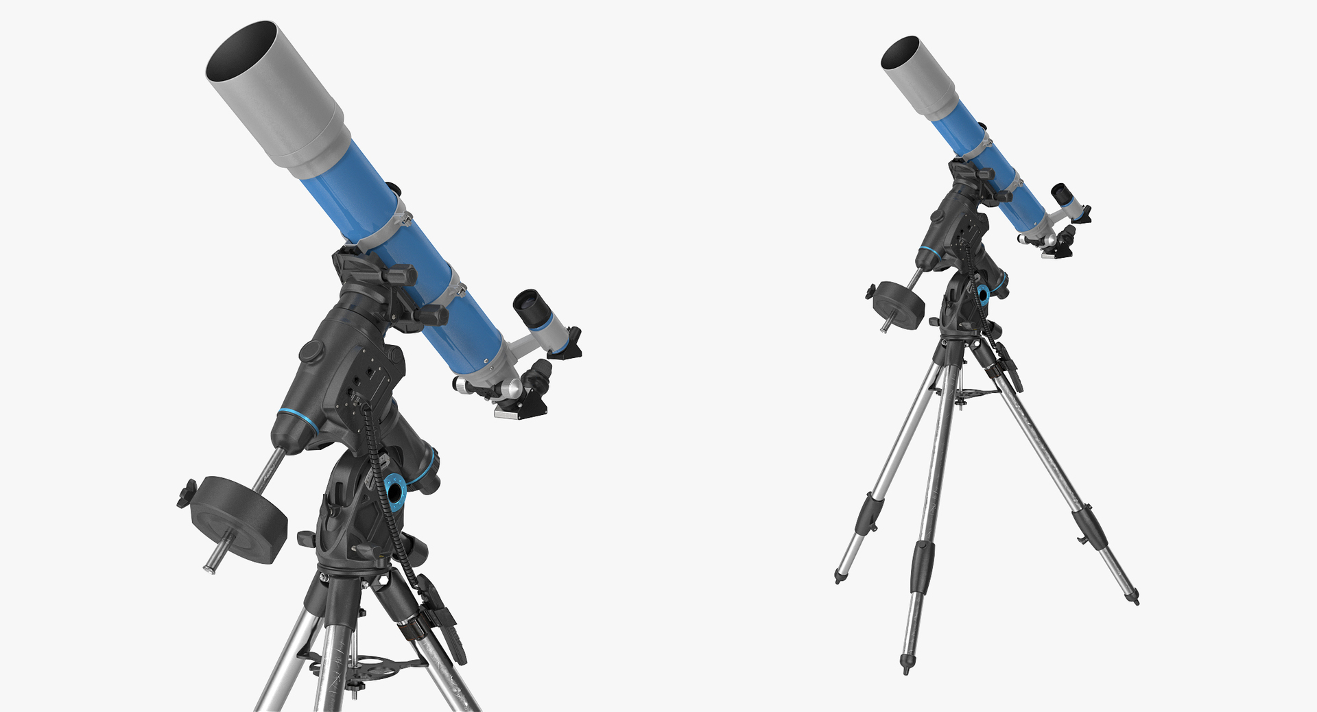Refractor Telescope Mount Tripod 3D Model - TurboSquid 1336983
