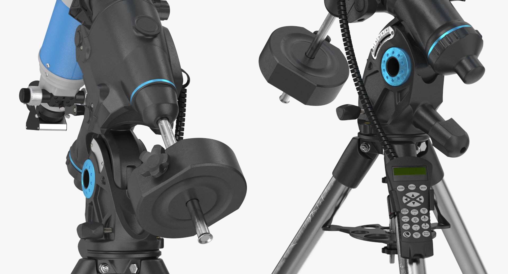 Refractor Telescope Mount Tripod 3D Model - TurboSquid 1336983