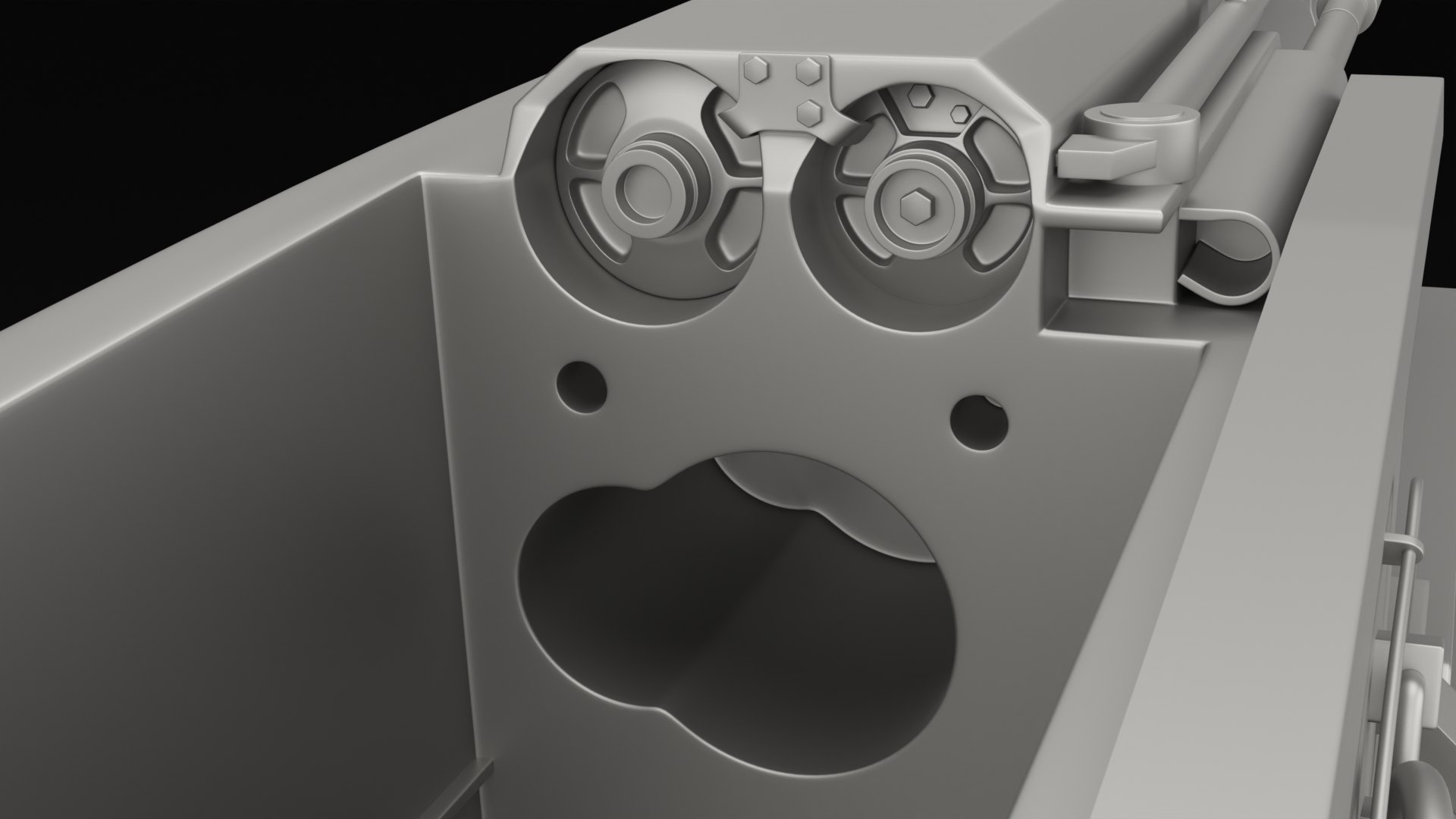 3D Object 327 Puck Self-propelled Artillery High-poly Rigged Model ...