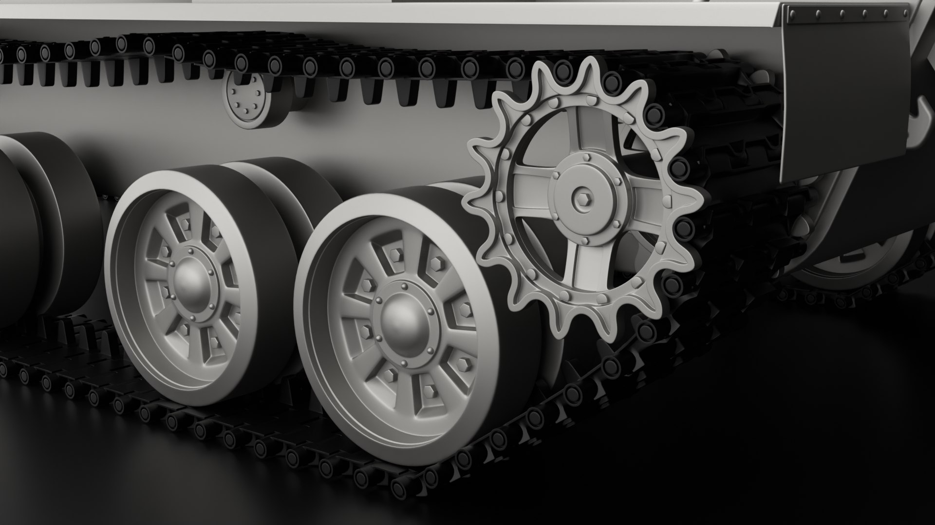 3D Object 327 Puck Self-propelled Artillery High-poly Rigged Model ...