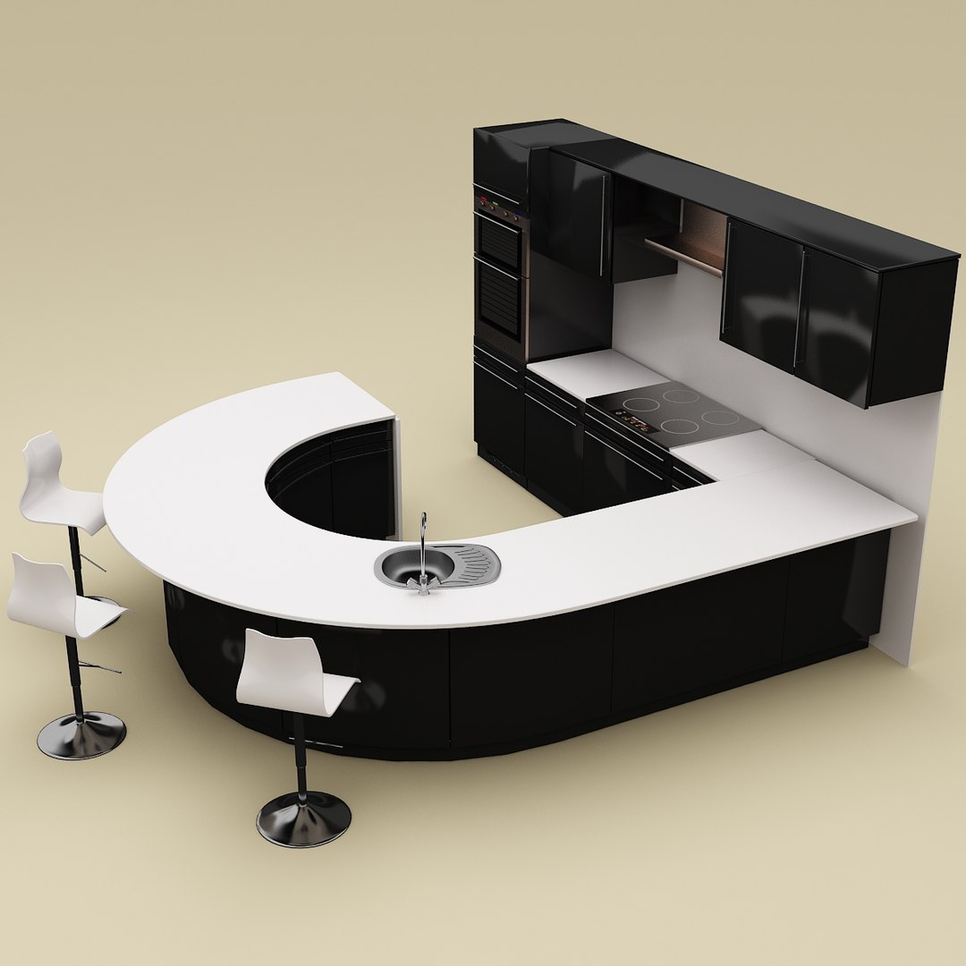 3d model kitchens 2