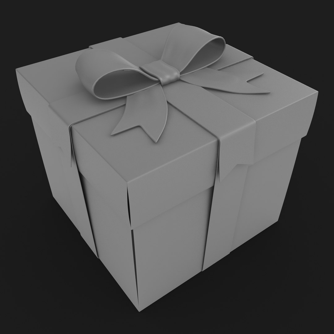 3D Gift Box 2 Color - TurboSquid 1215624