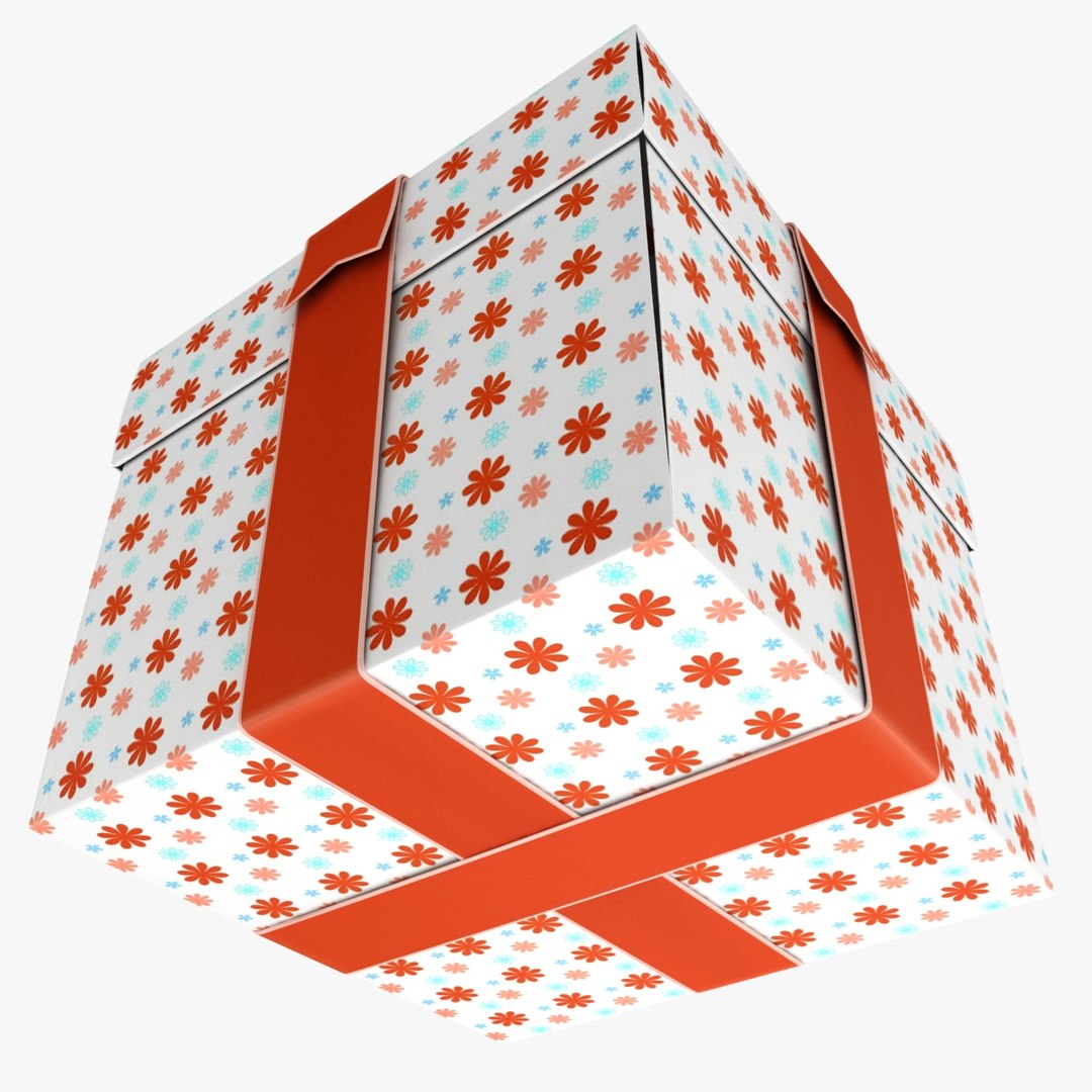 3D Gift Box 2 Color - TurboSquid 1215624