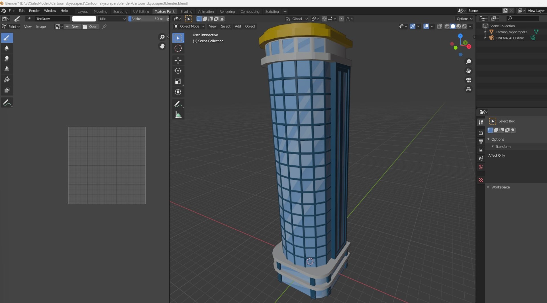 Cartoon Skyscraper Building 3 Low-poly 3D Model - TurboSquid 2254646