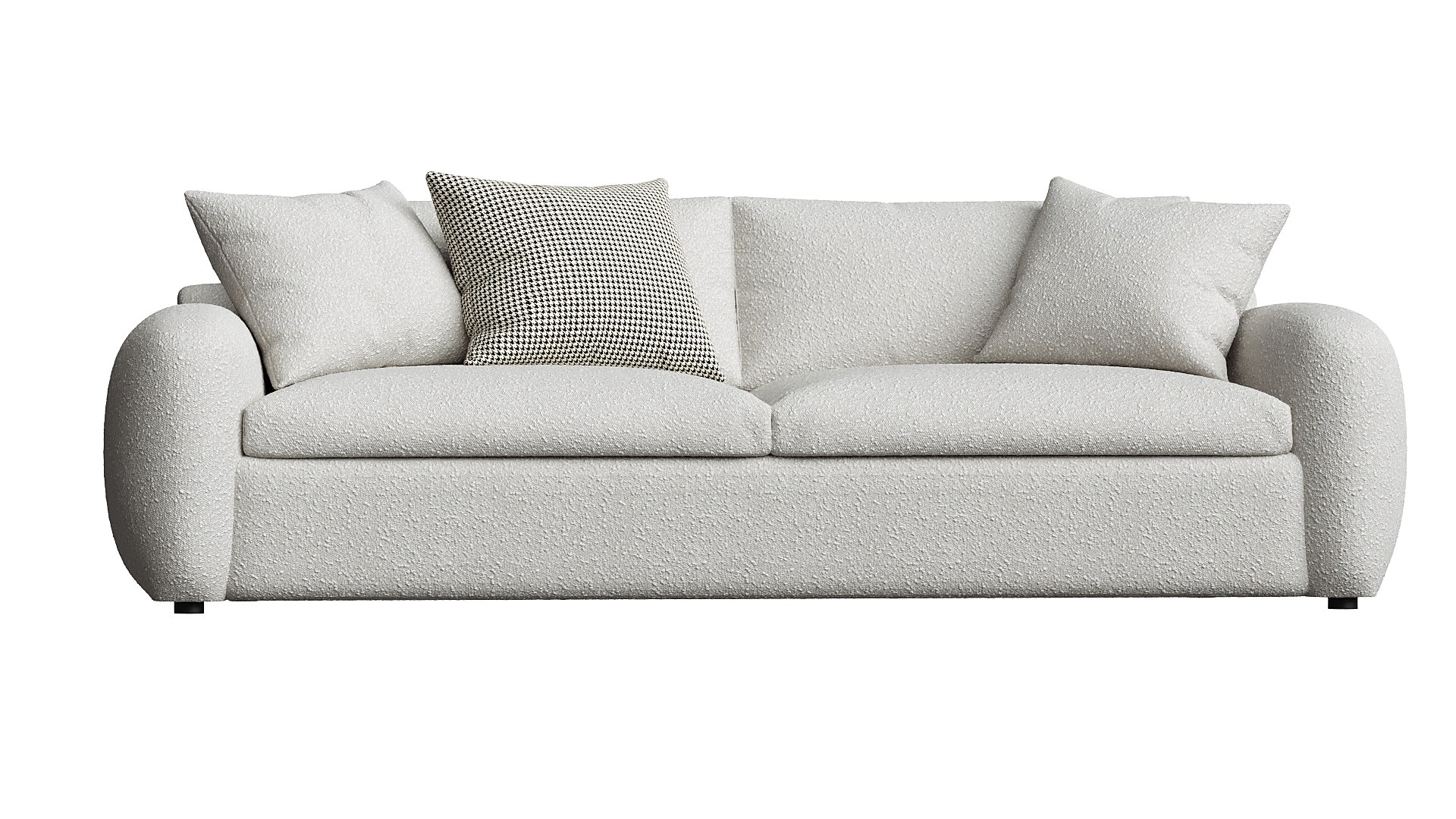 3D Teddy Fabric Sofa Model - TurboSquid 2340555