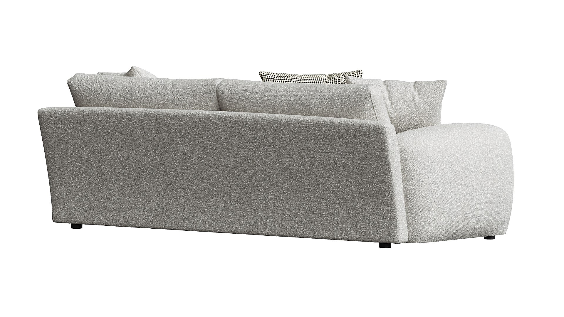 3D Teddy Fabric Sofa Model - TurboSquid 2340555