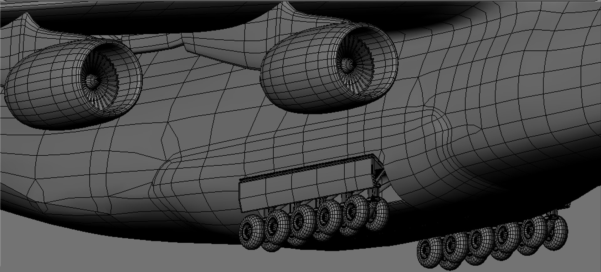 antonov volga dnepr 3d model
